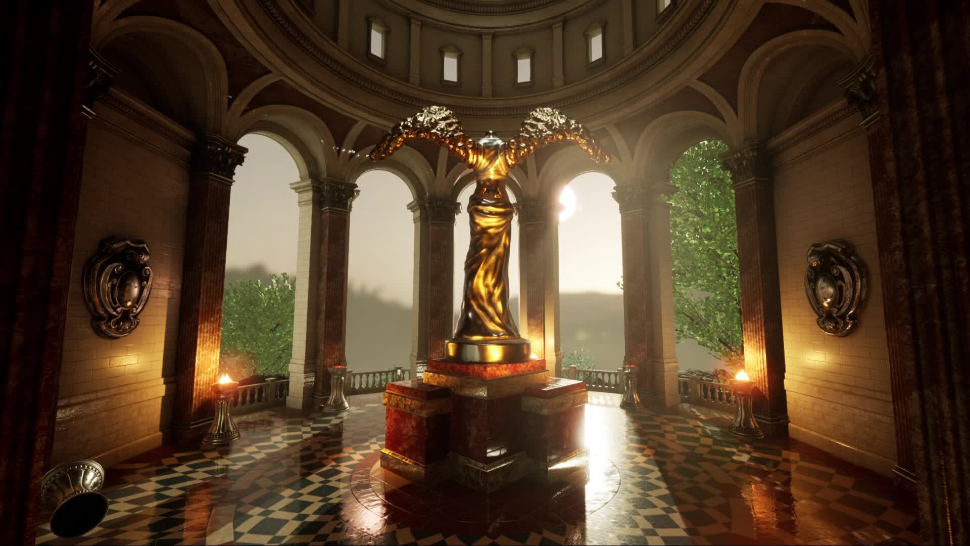 ArtStation - Temple Lighting