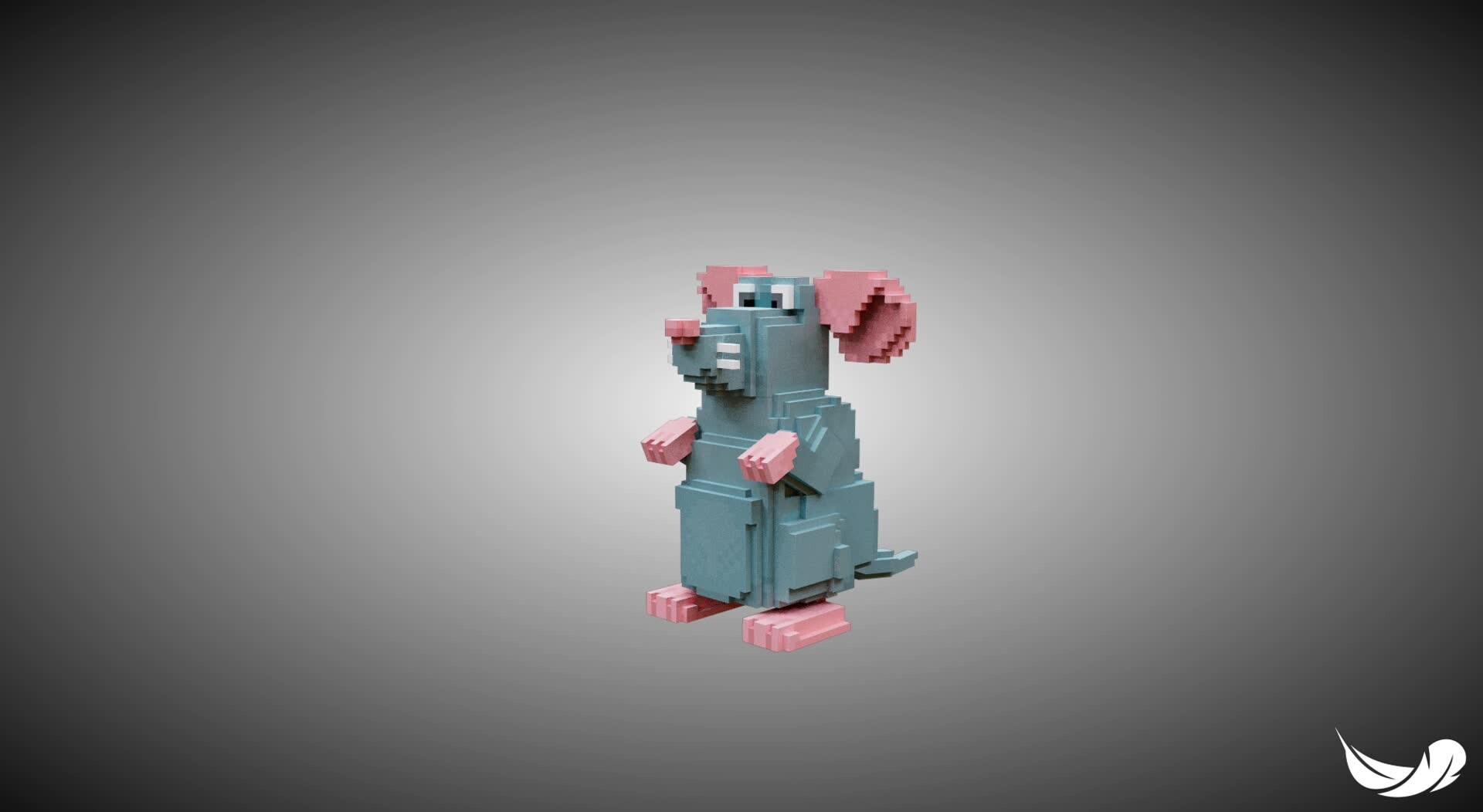 ArtStation - Voxel Rat [Animated]