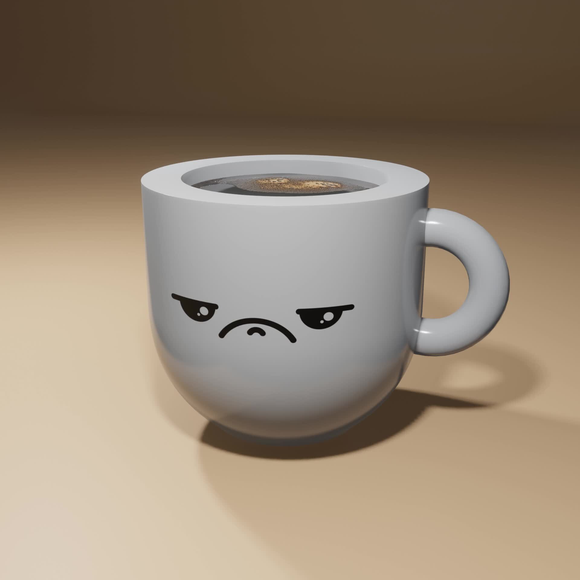 ArtStation - Angry Little Coffee Cup