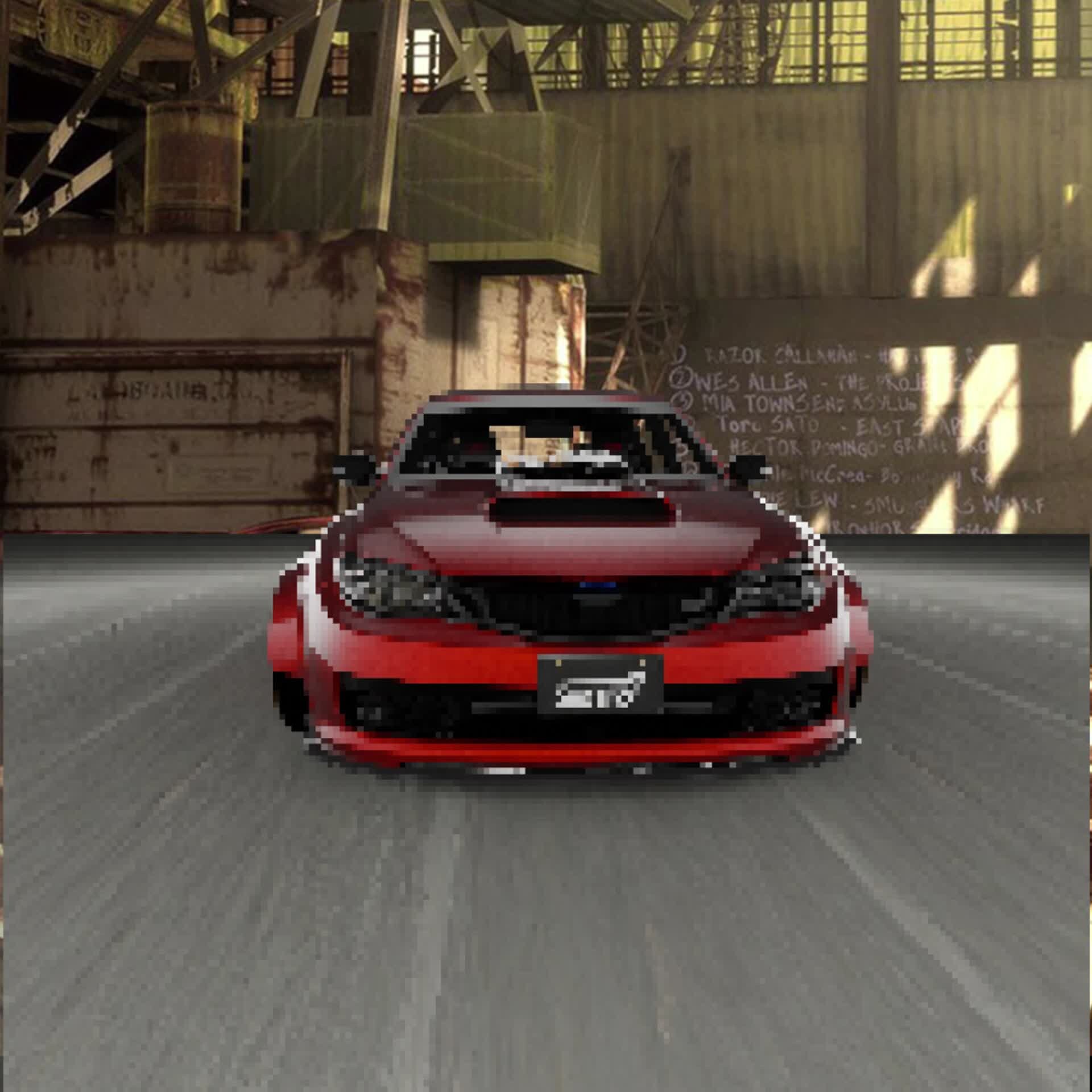 ArtStation - Widebody Subaru WRX HatchBack PIXEL ART STYLE