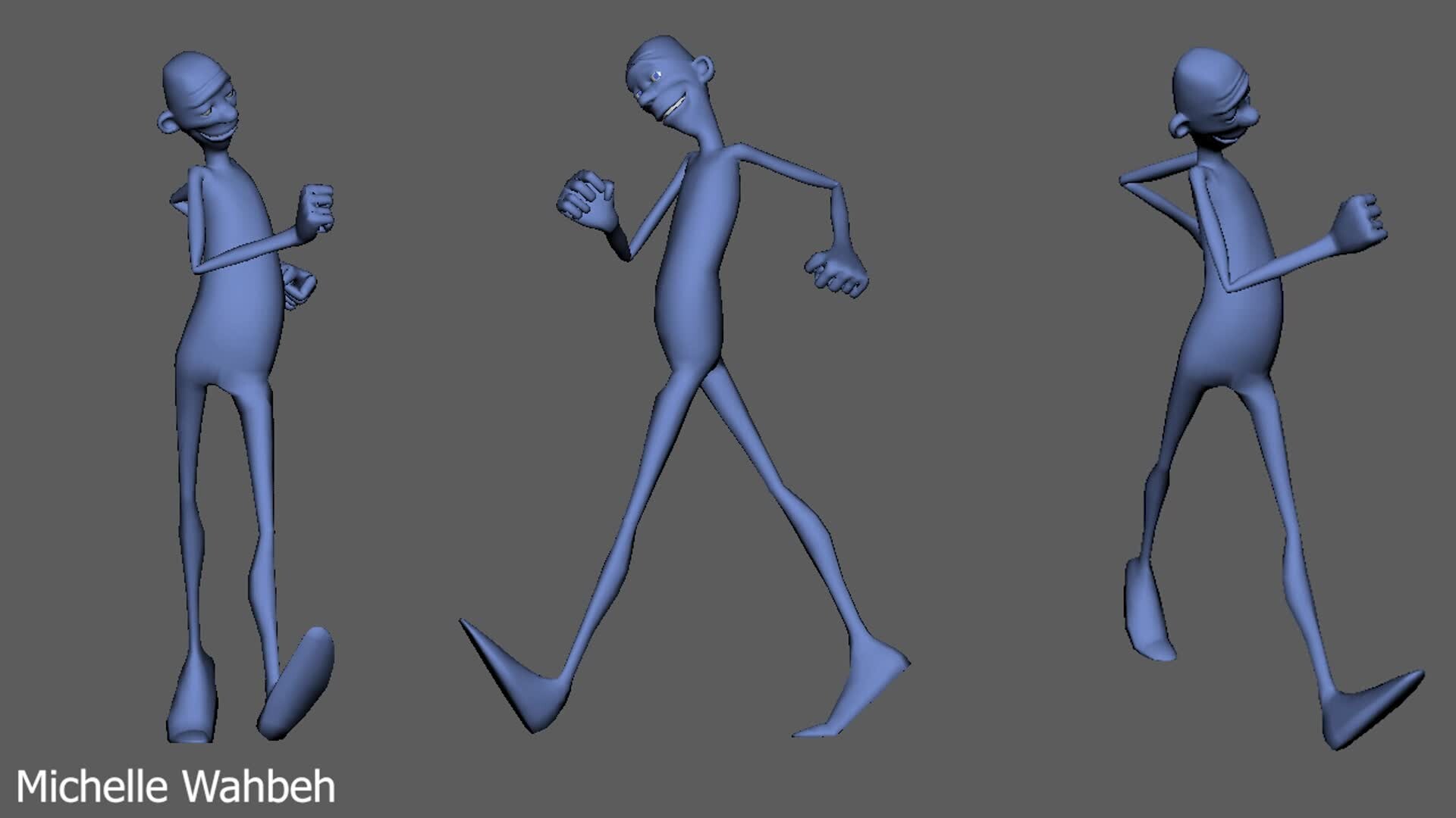 ArtStation - Confident Walk Cycle - Animation