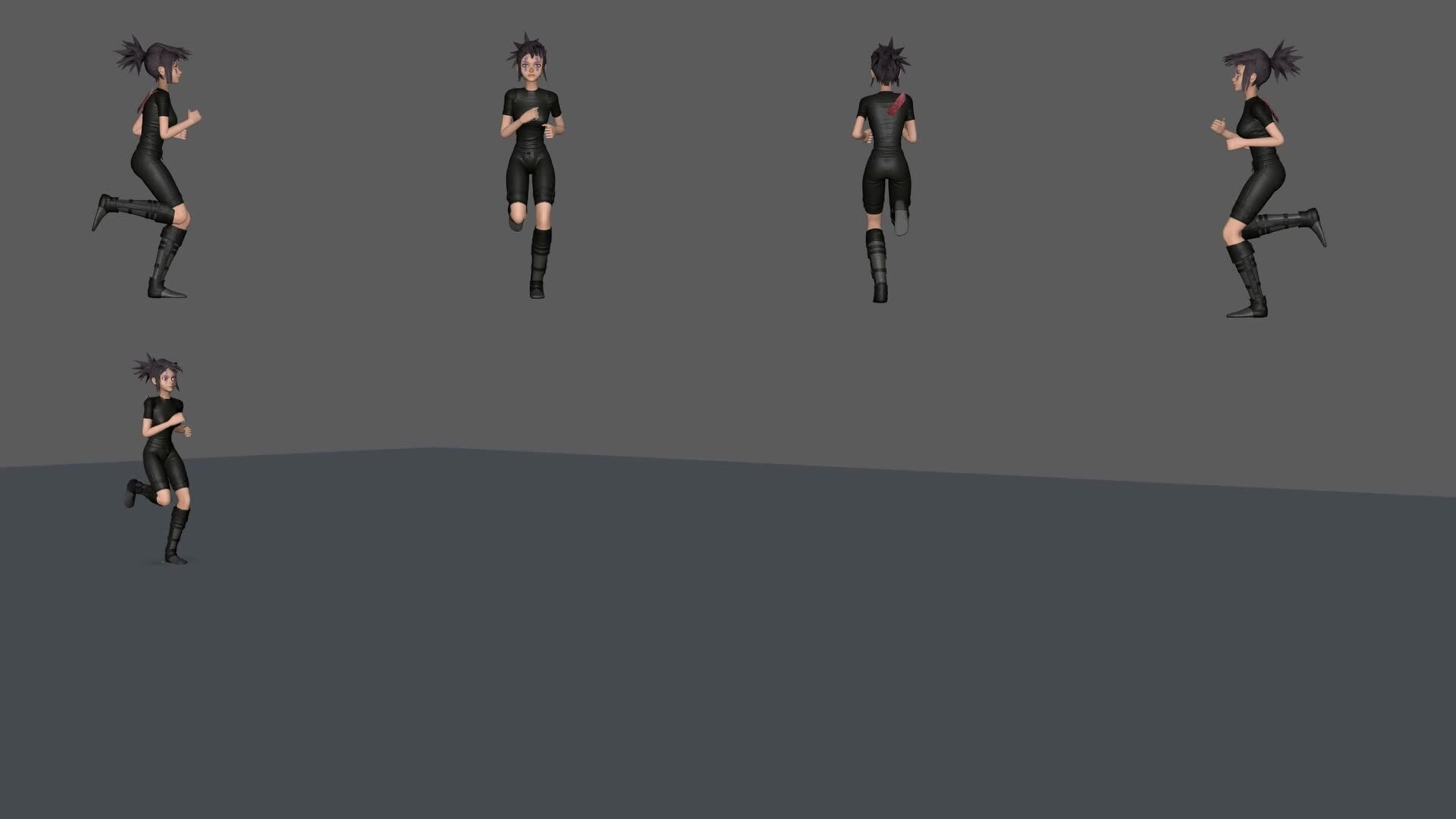 ArtStation - Lisa Run Cycle - WIP