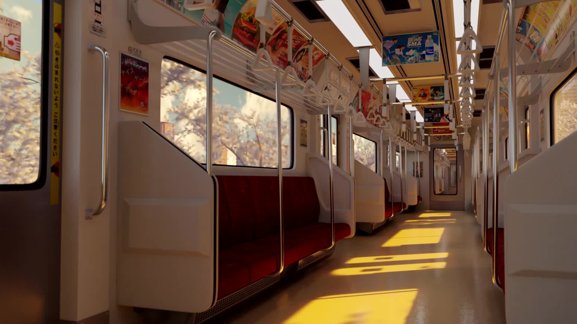 ArtStation - Japanese Train Loop