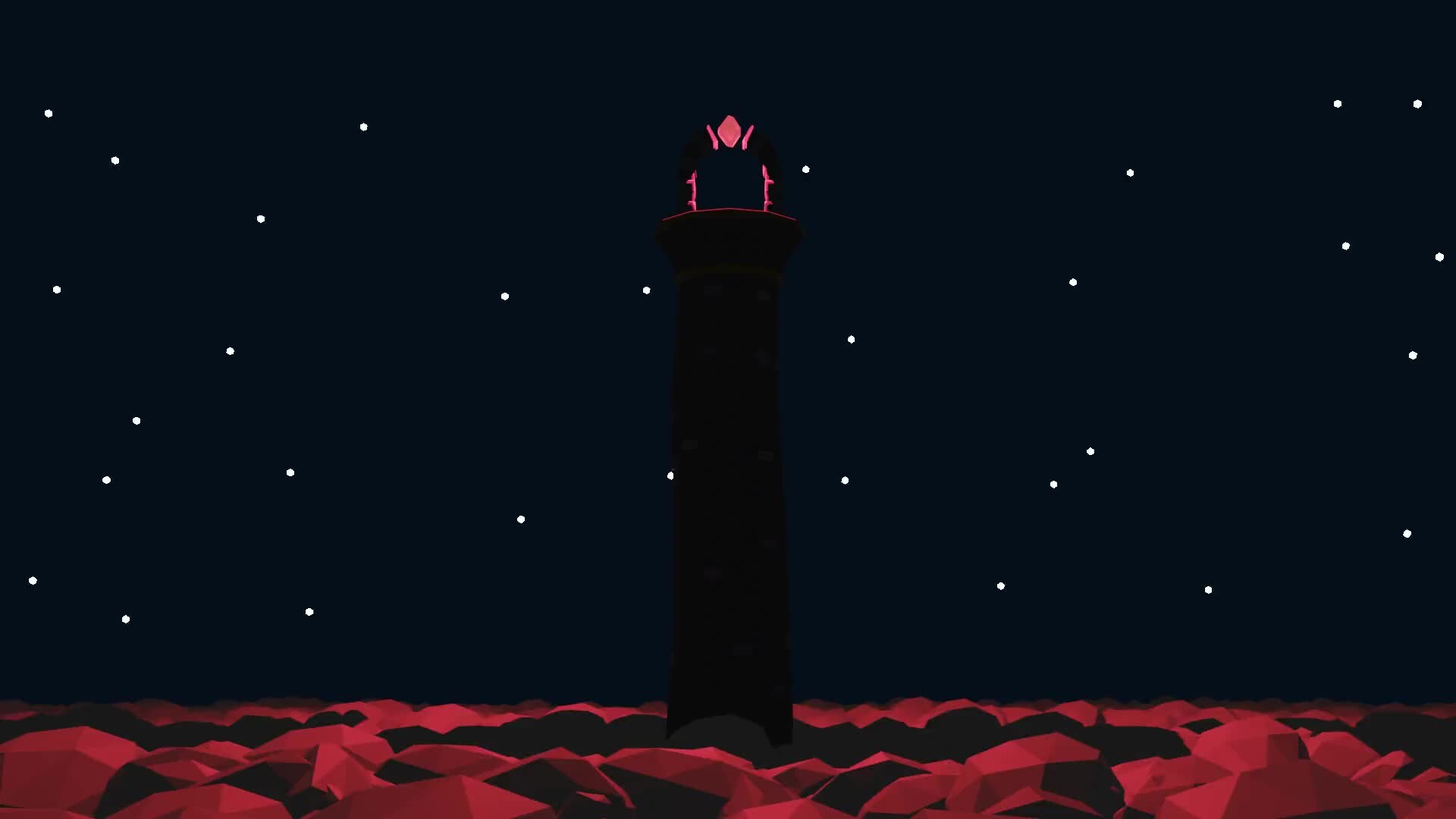 ArtStation - Low Poly Sky Tower