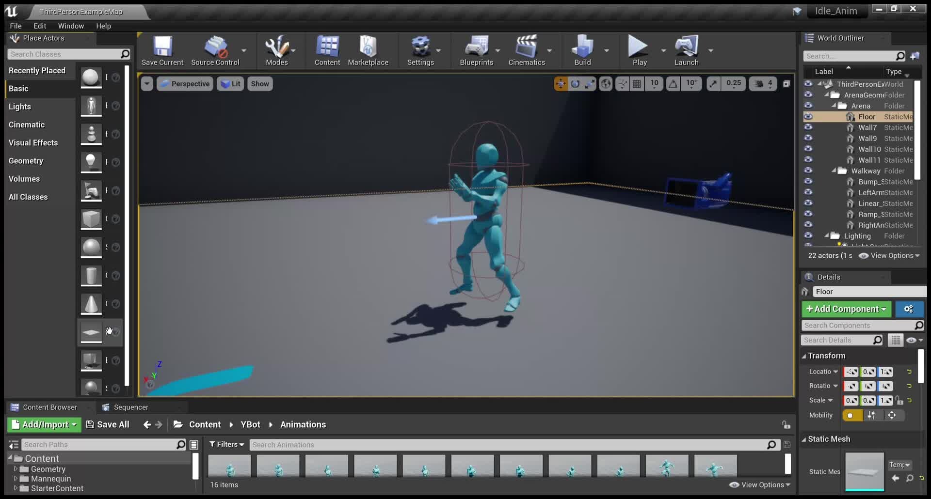 ArtStation - Prototype Game Character Animation