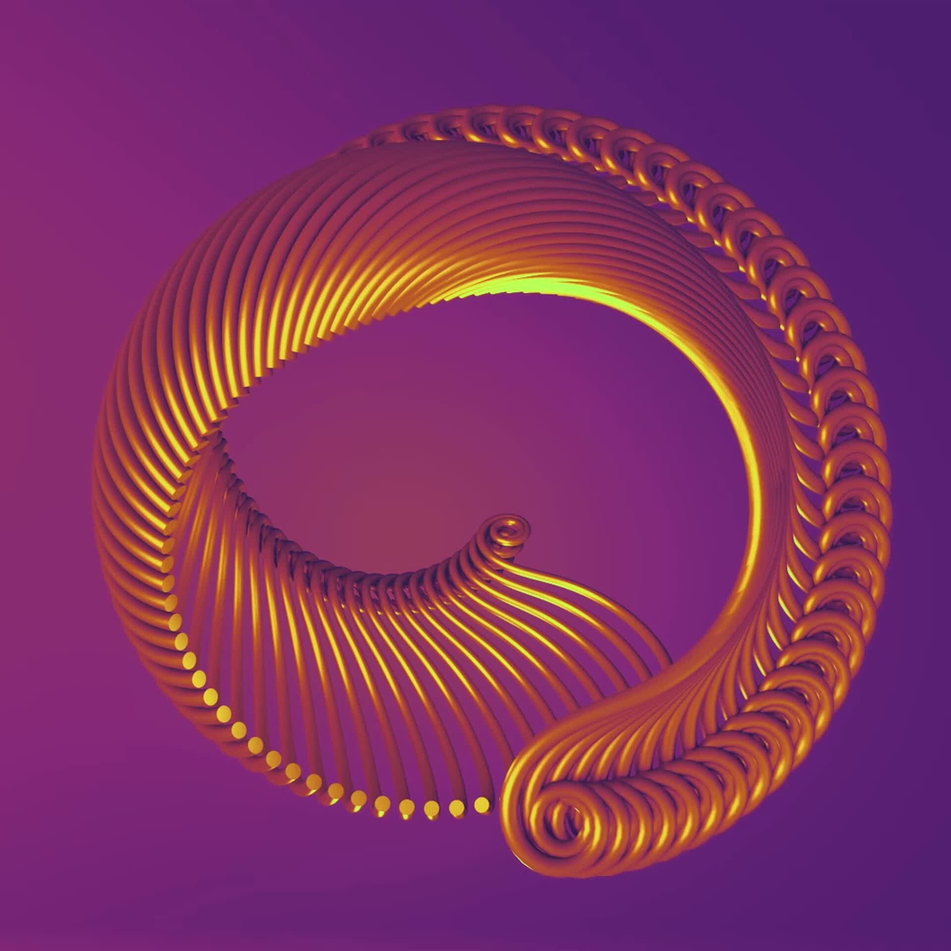 ArtStation - Abstract spiral motion 3