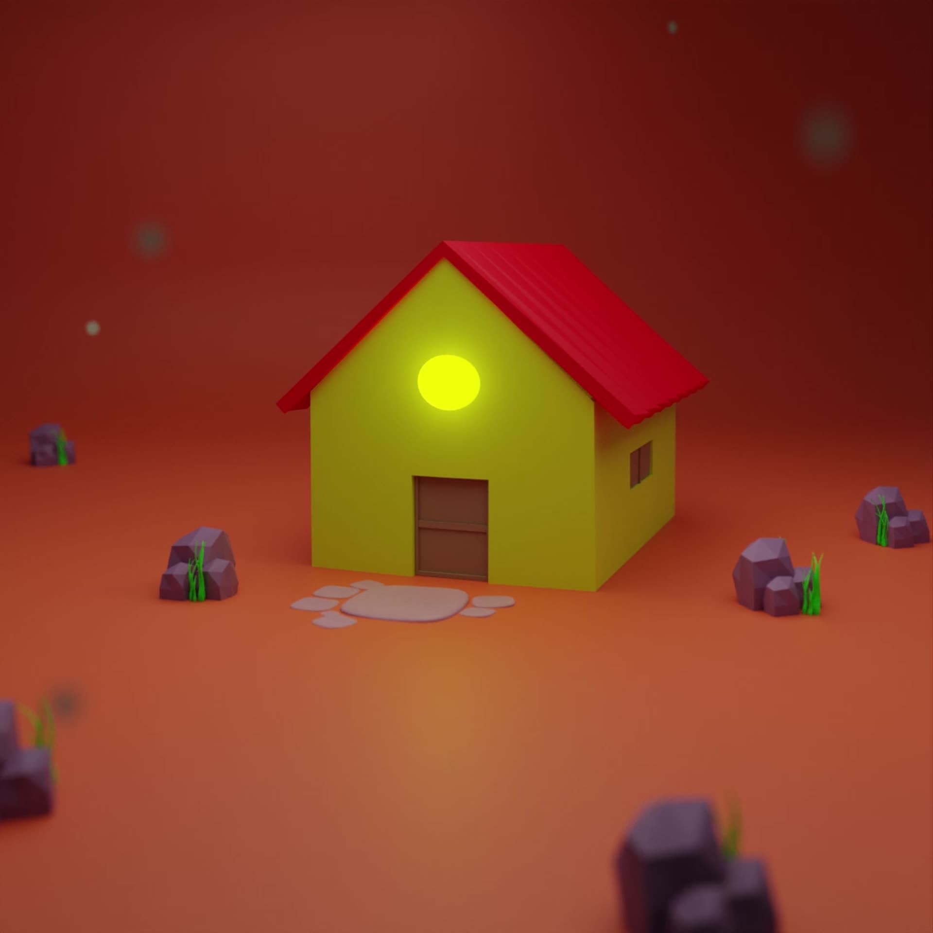 ArtStation - Low Poly House Modelling