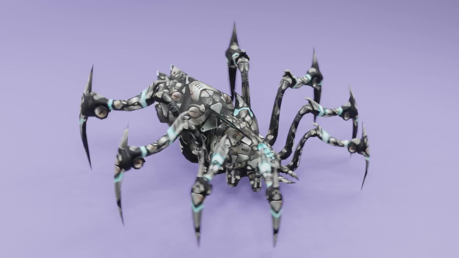 ArtStation - Spider Mech Version 2