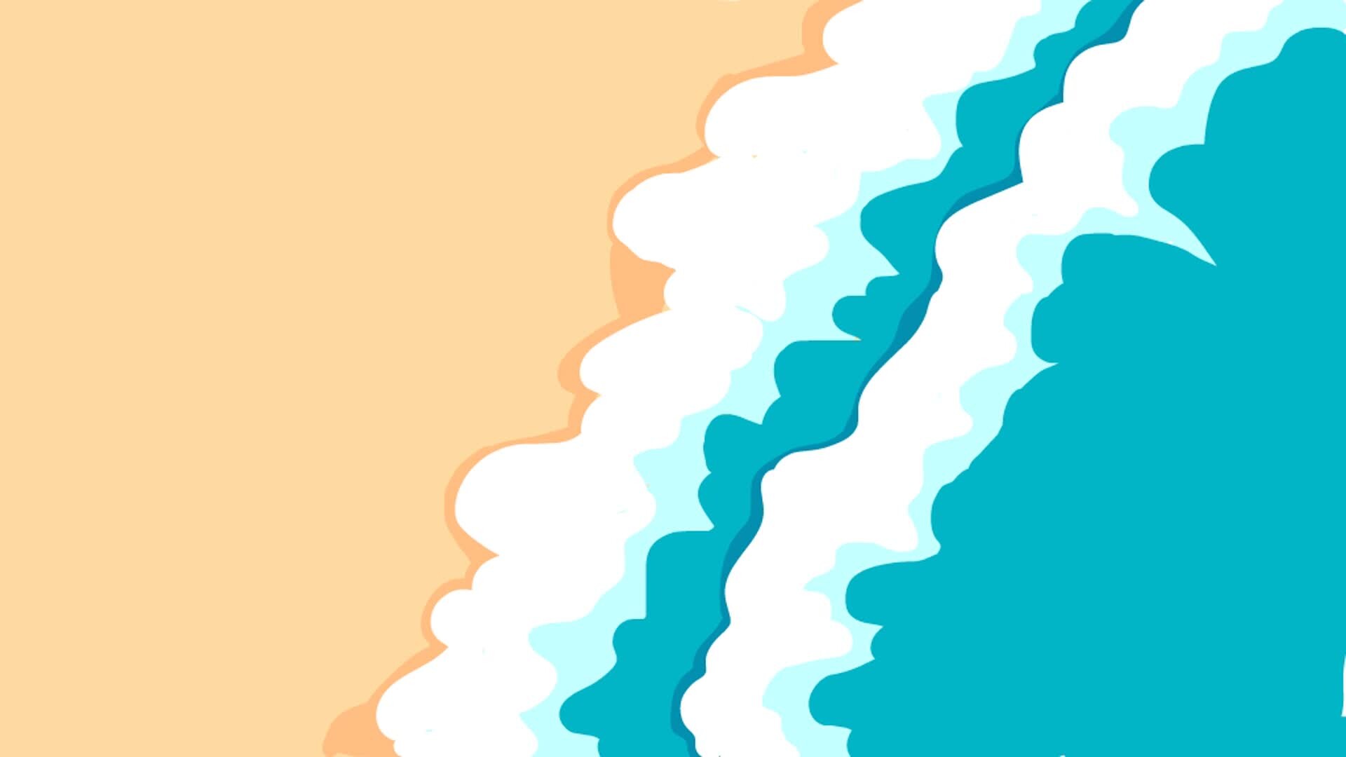 ArtStation - Cartoon wave