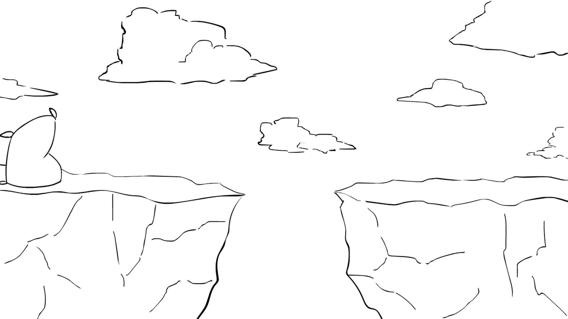 ArtStation - Animation exercise - flour sack jumping