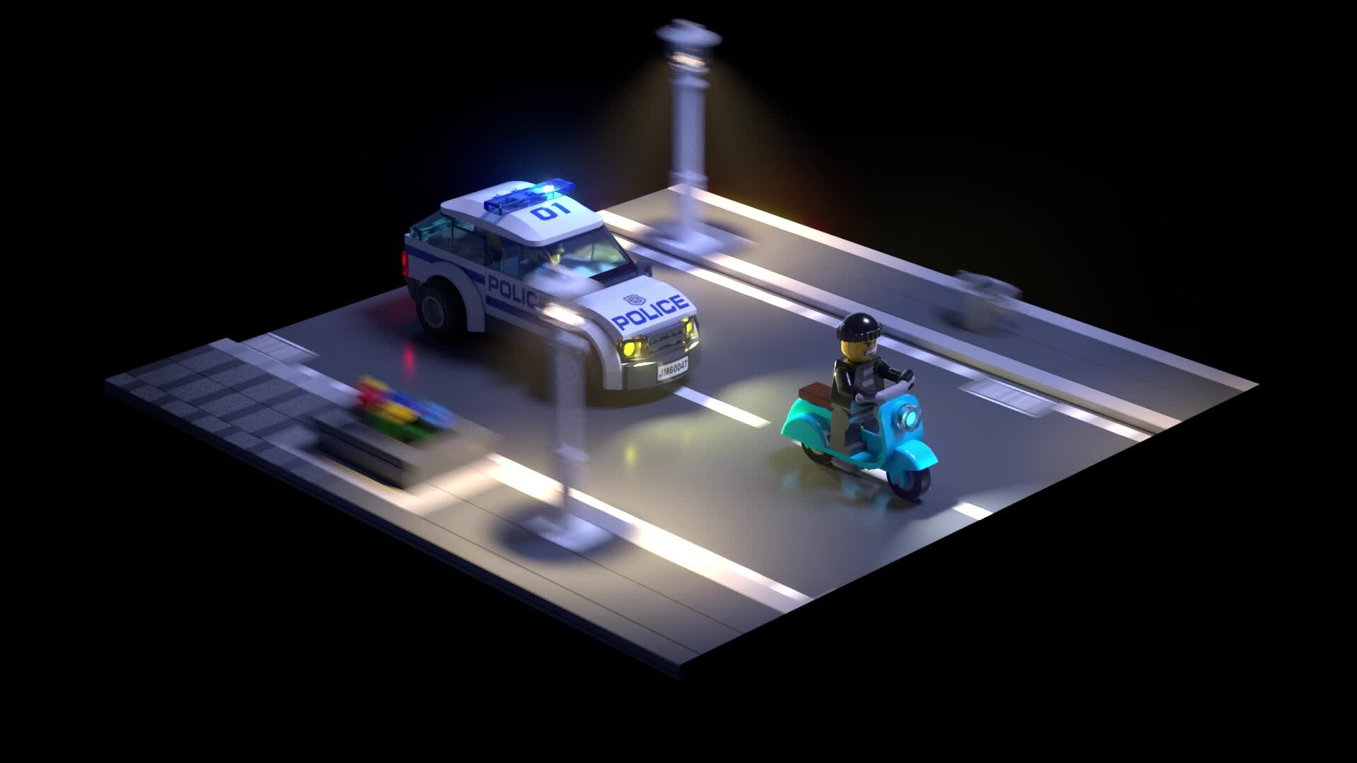 ArtStation - LEGO Police chase