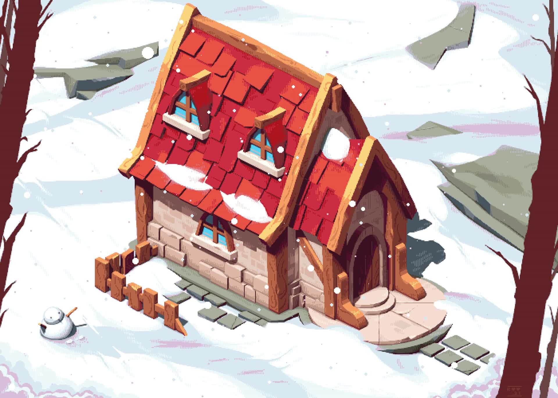 ArtStation - Little Snow House