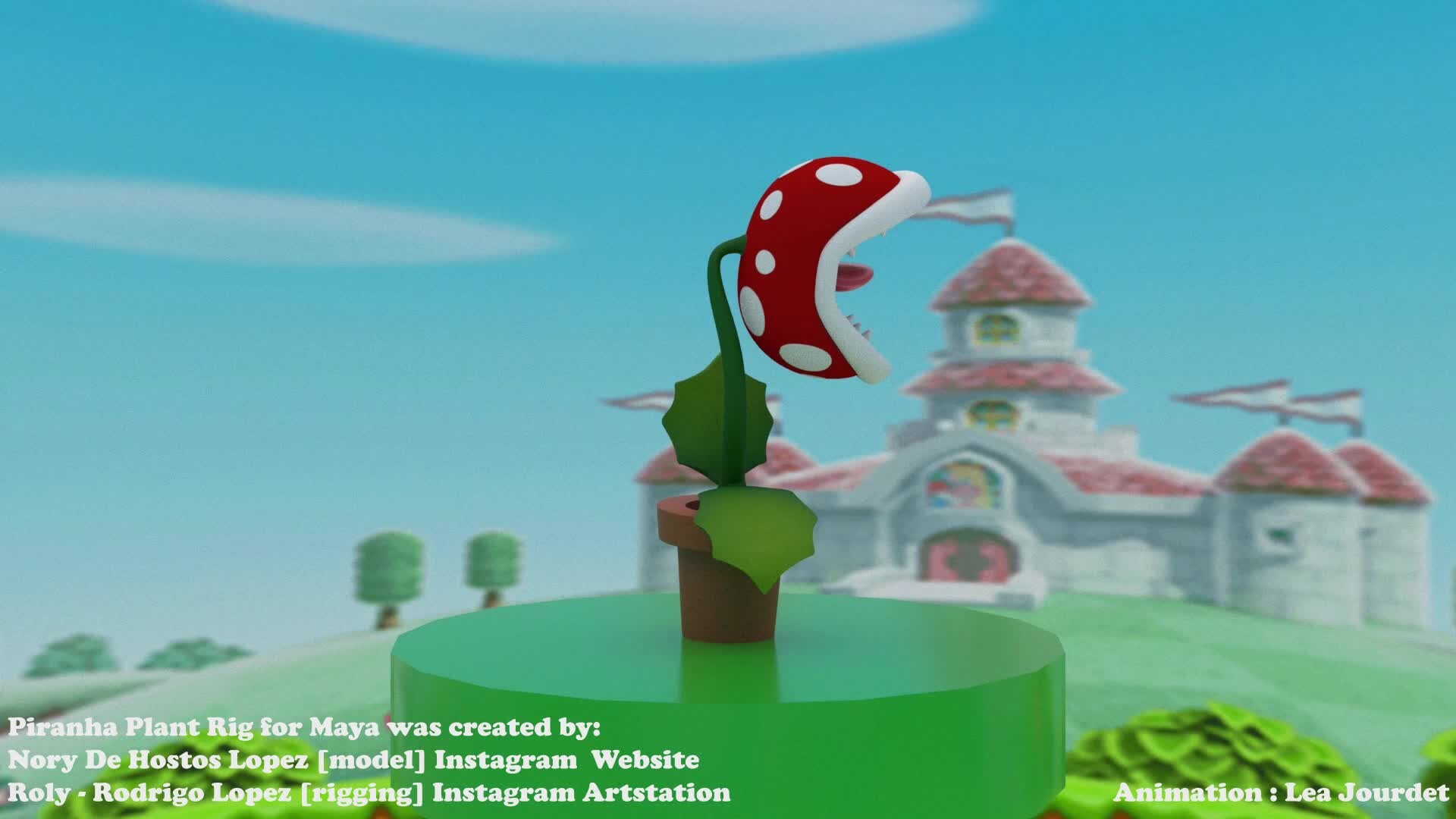 ArtStation - PIRANHA PLANT LITTLE ANIMATION