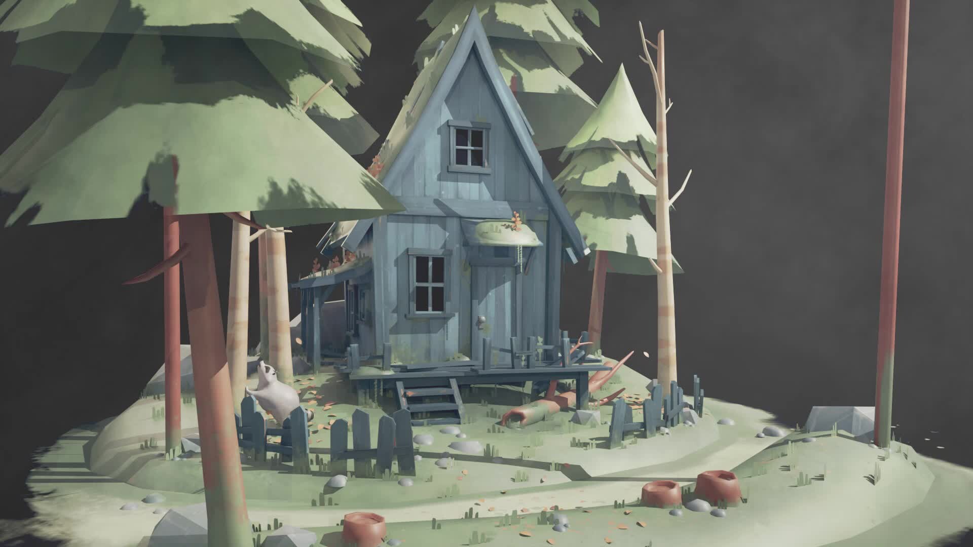 ArtStation - Forest Day scene