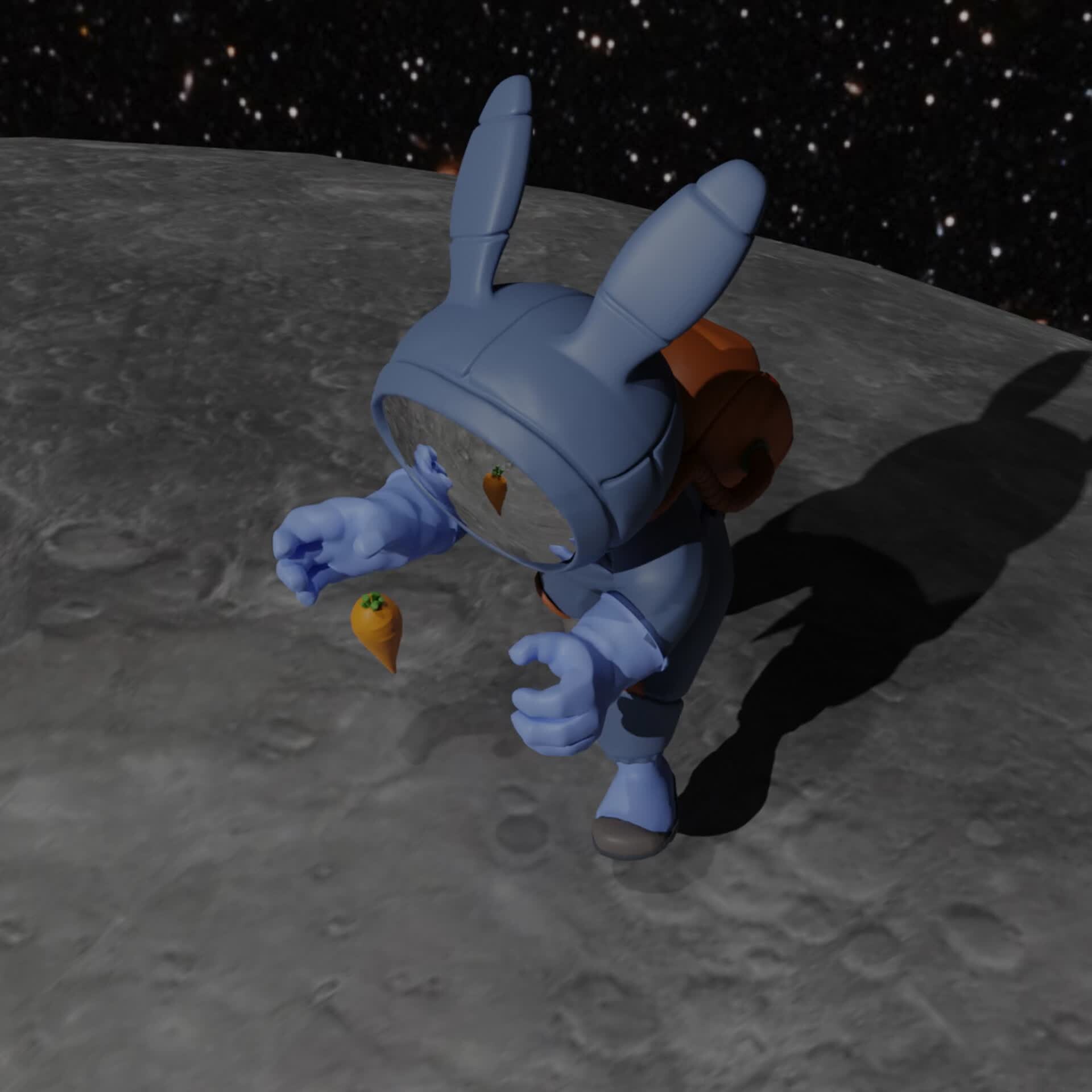 ArtStation - space rabbit (blender)
