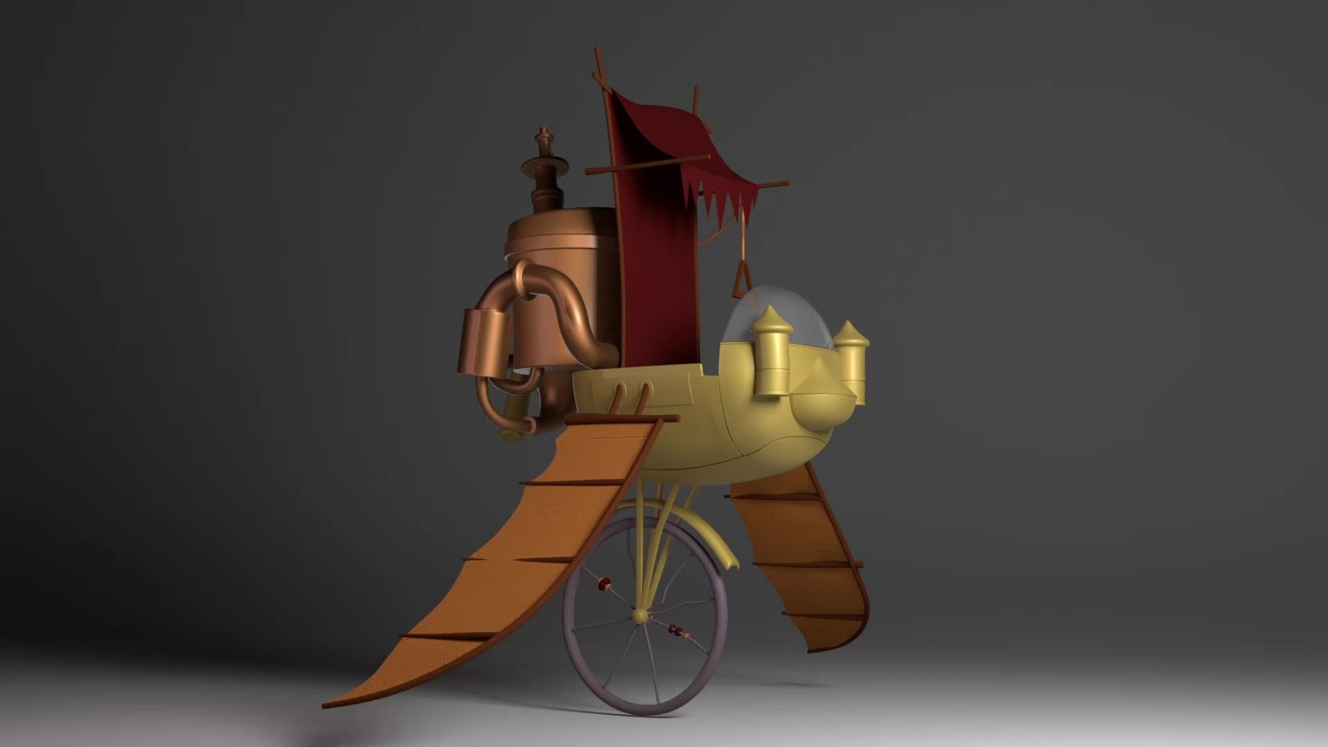 ArtStation - Unicycle Model