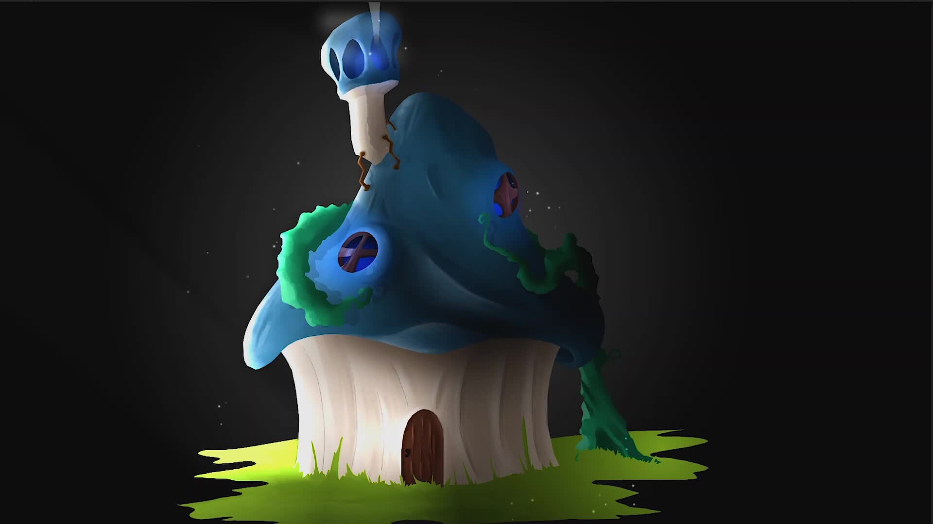 ArtStation - Mushroom House