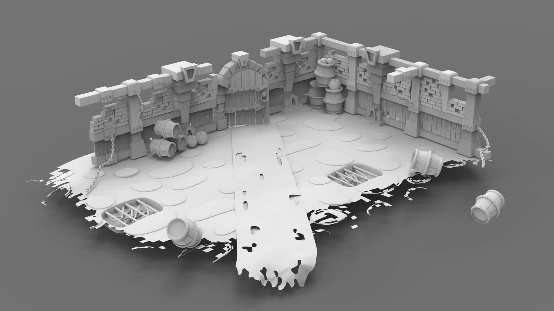 ArtStation - Stylized Interior Scene | 3D Model