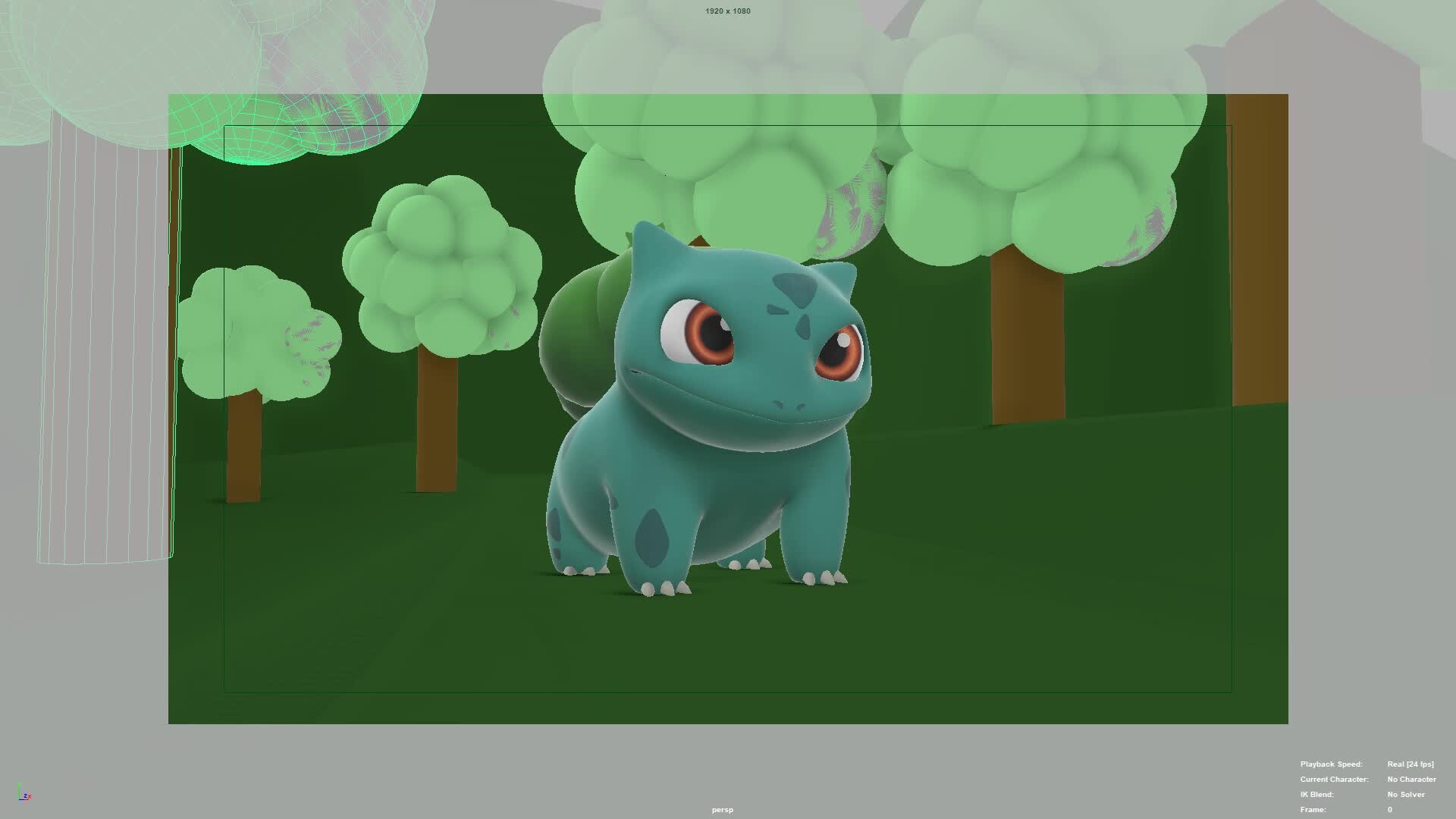 ArtStation - Bulbasaur's little jump
