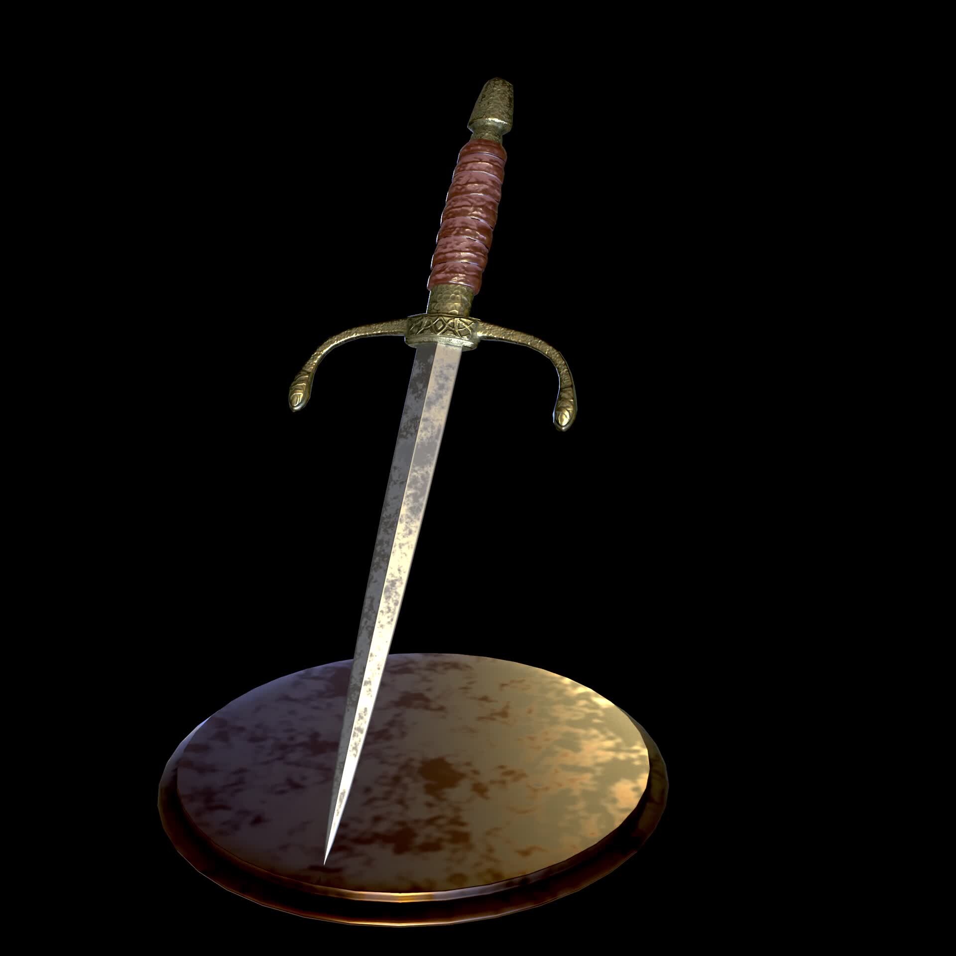 ArtStation - Parrying Dagger - Dark Souls Weapon