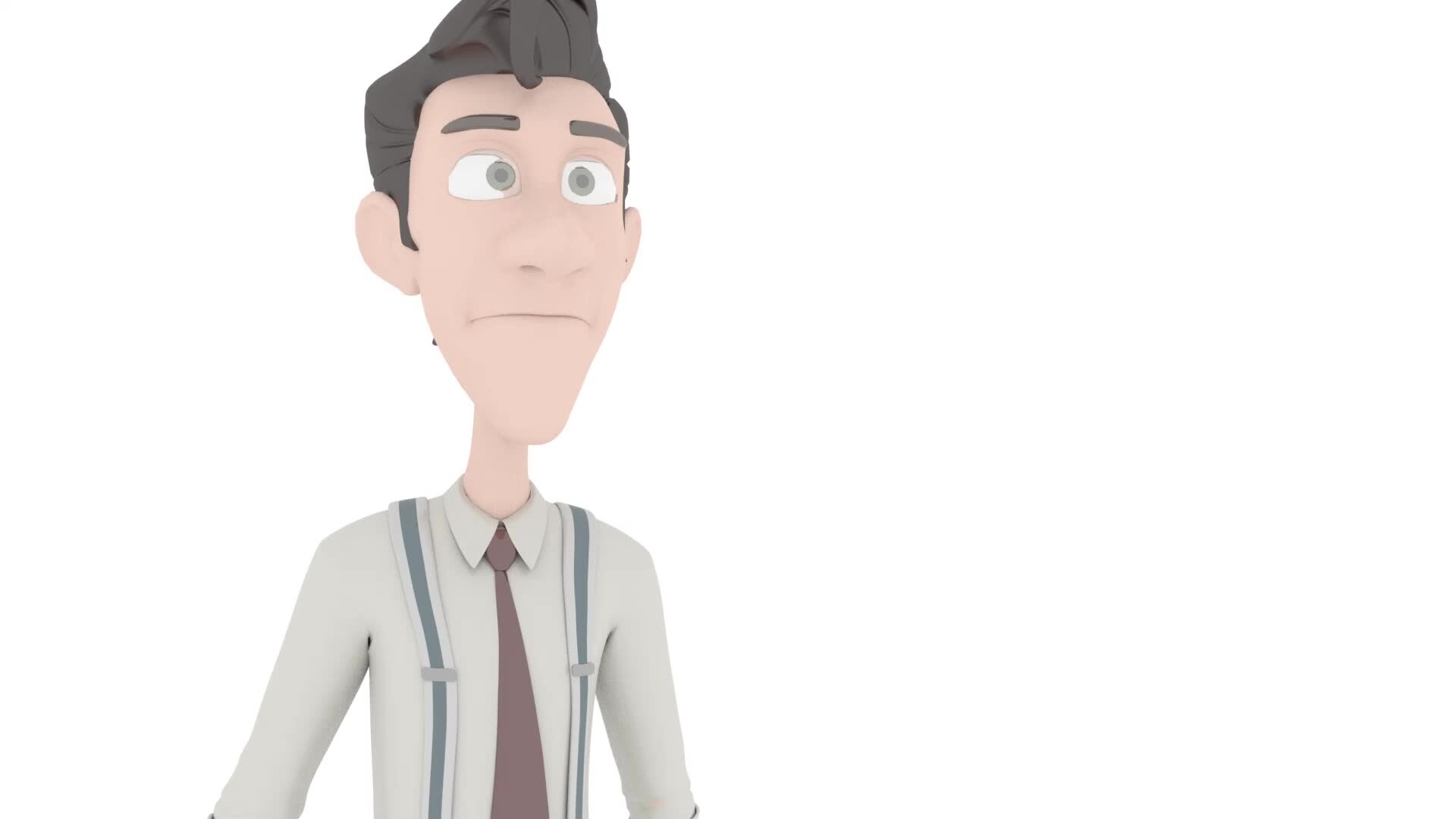 ArtStation - Shocked Emotion Animation using Malcolm Rig