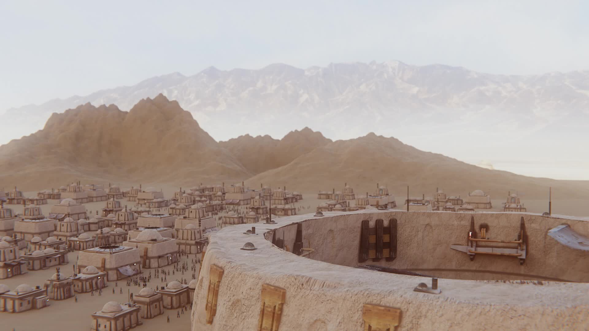 ArtStation - Mos Eisley Spaceport