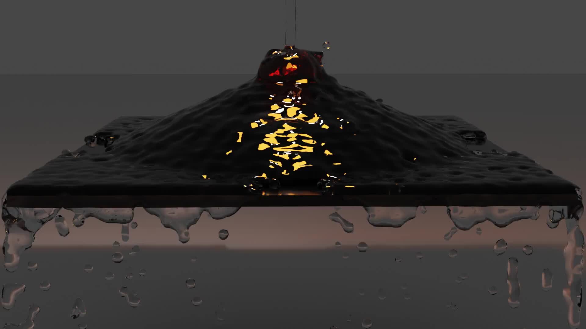 ArtStation - Water Animation with some geometry objects