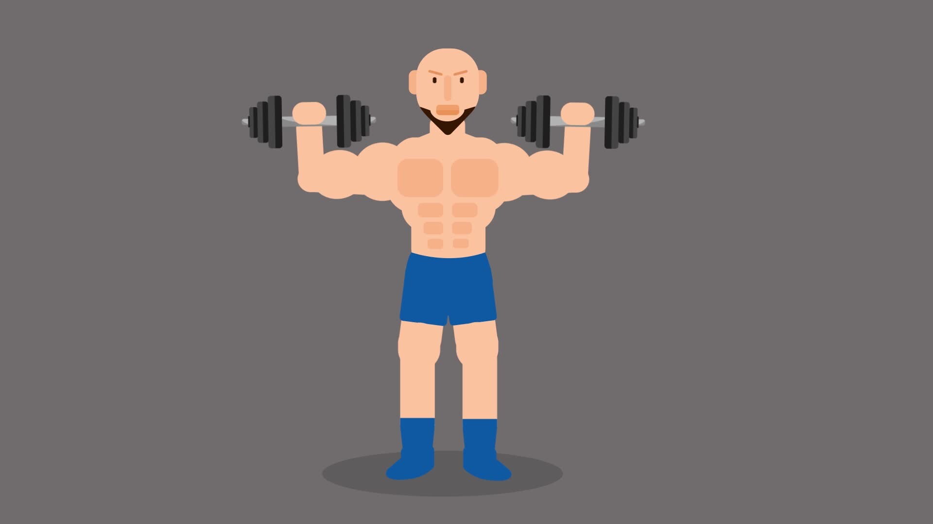 ArtStation - Body Builder 2D Animation