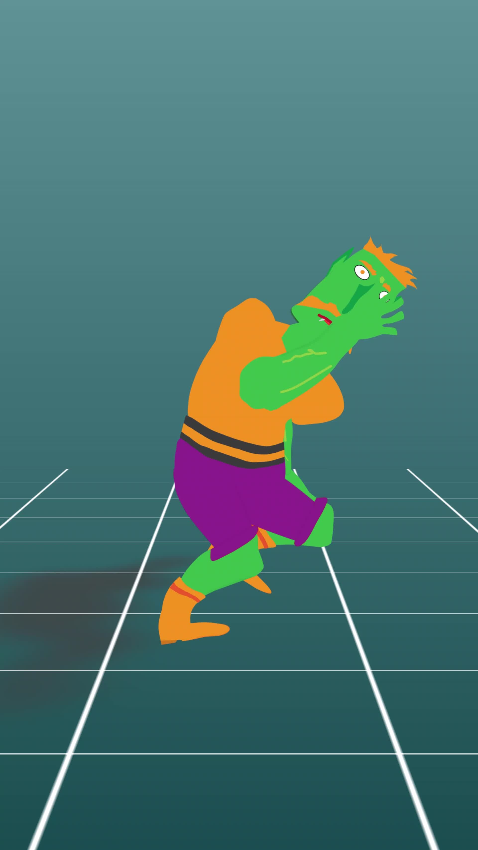 ArtStation - Ogre Running Sprite Animation