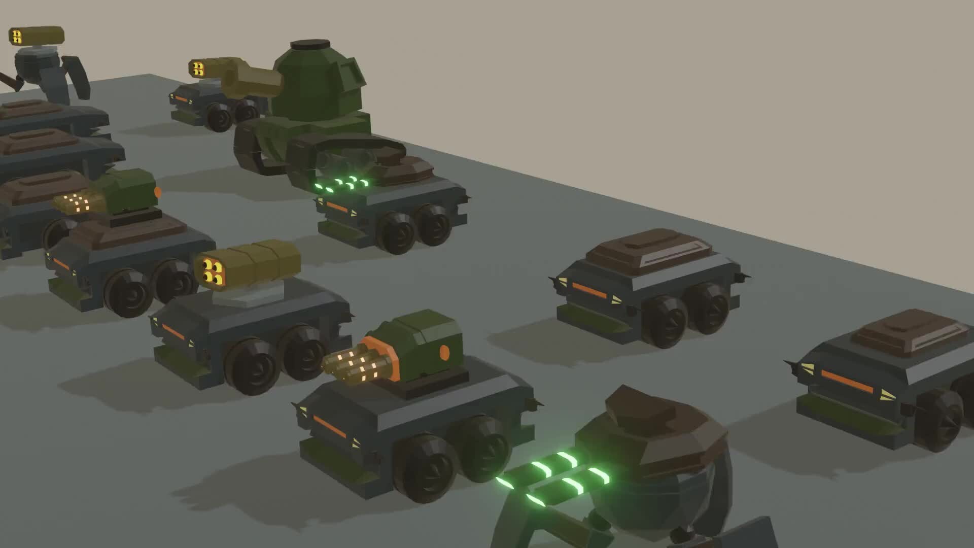 ArtStation - Low Poly Vehicles