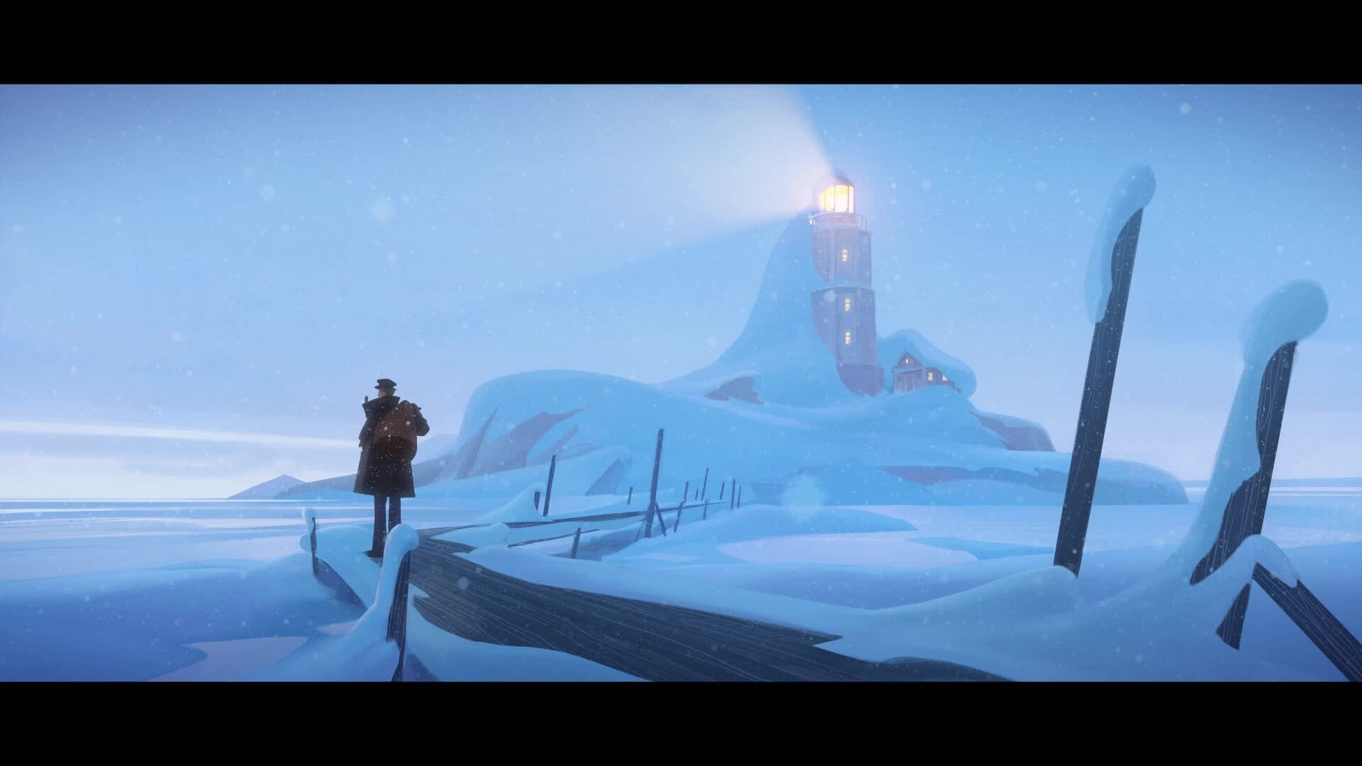ArtStation - Frozen lighthouse