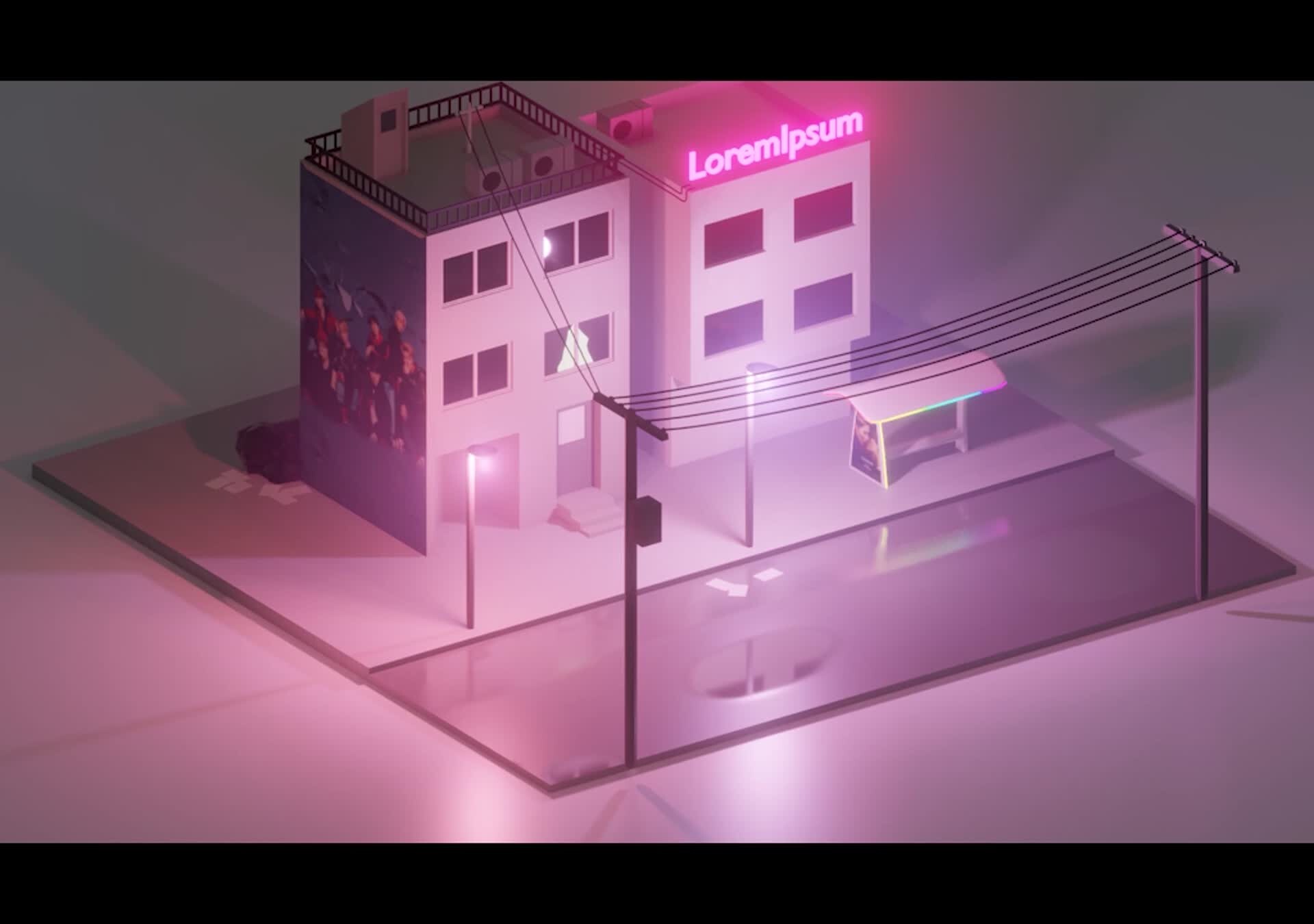 ArtStation - Isometric Sci-Fi Street