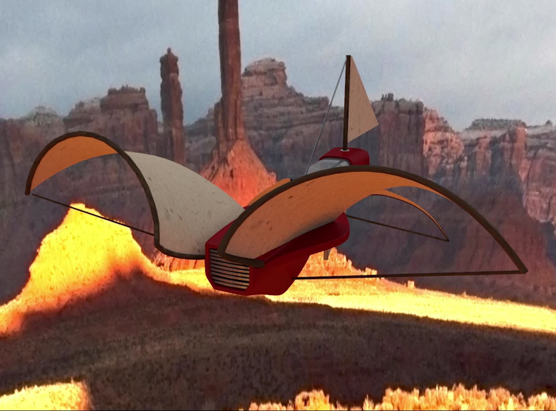 ArtStation - Sandglider basic animation