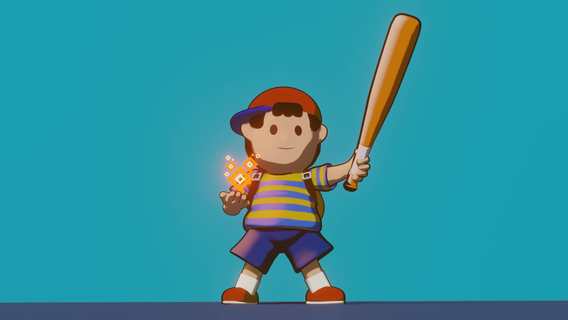 ArtStation - Earthbound Ness 3D Model