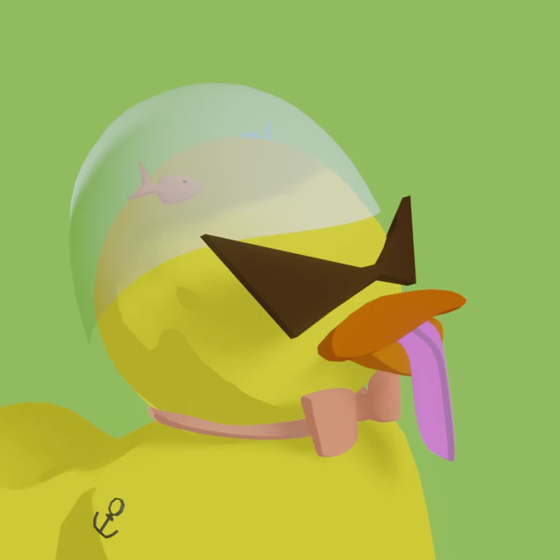 ArtStation - Rubber Ducky Bath Club - Fan Art - Fishbowl