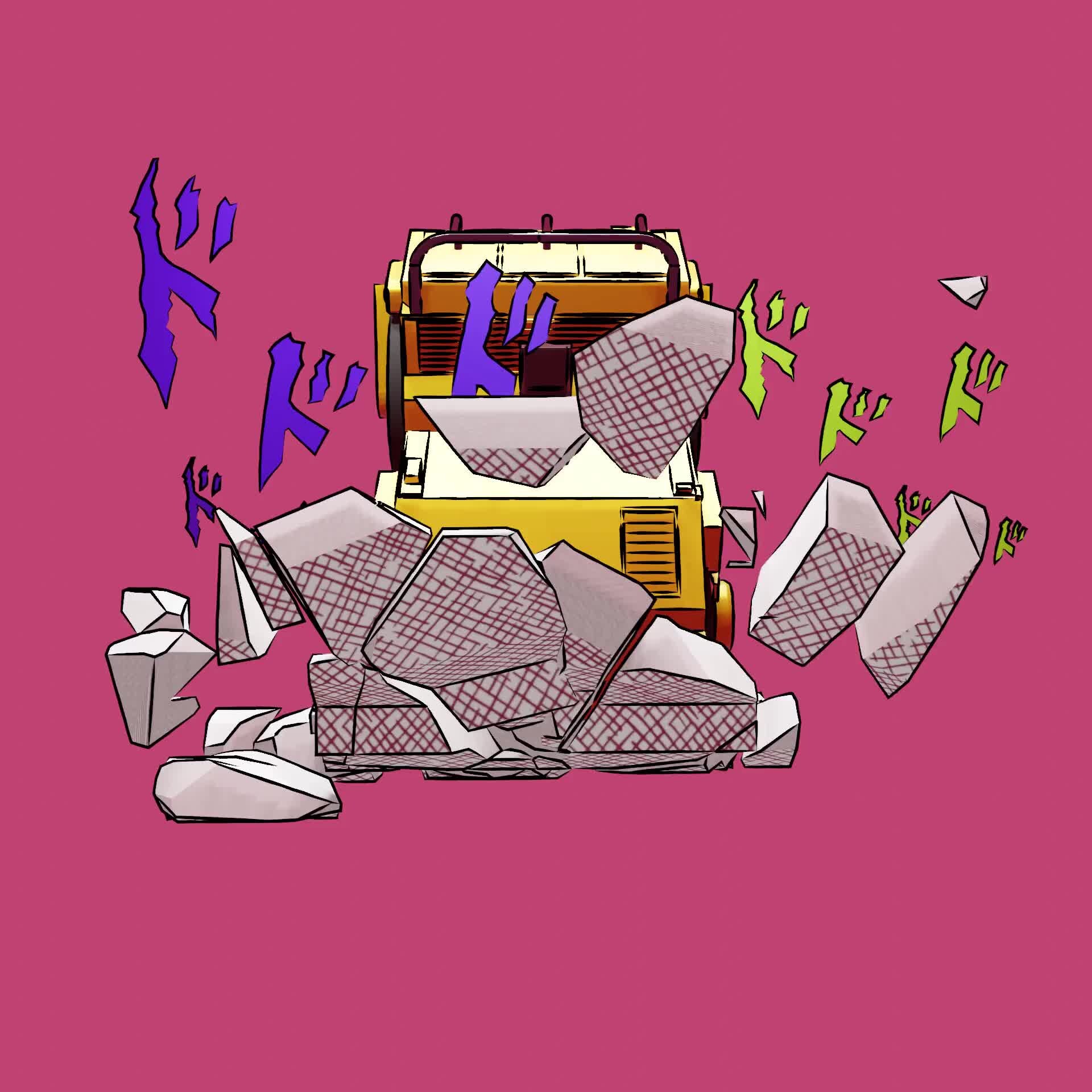 ArtStation - Steamroller (JoJo's Bizarre Adventures)