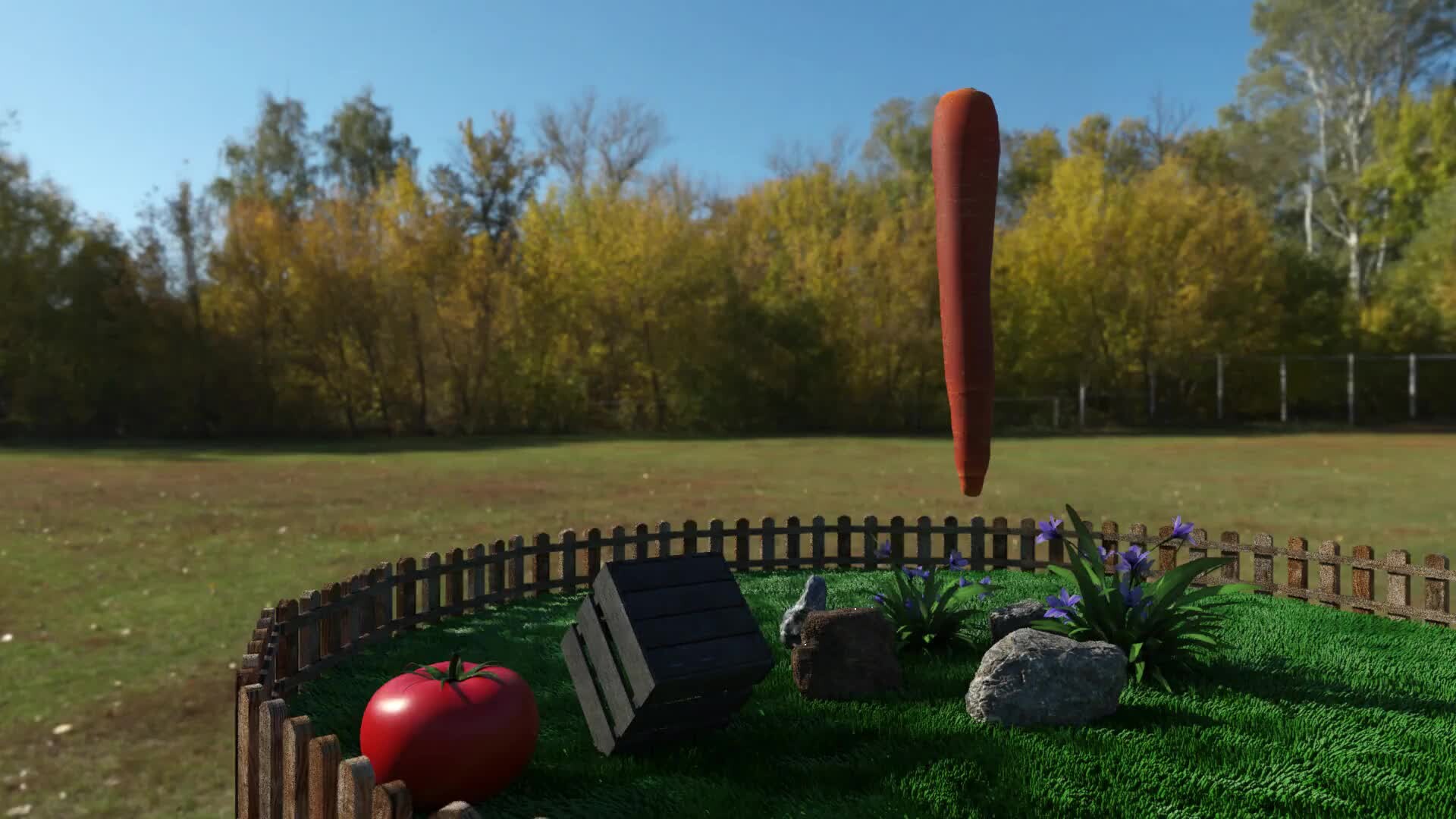 ArtStation - 3D county loop