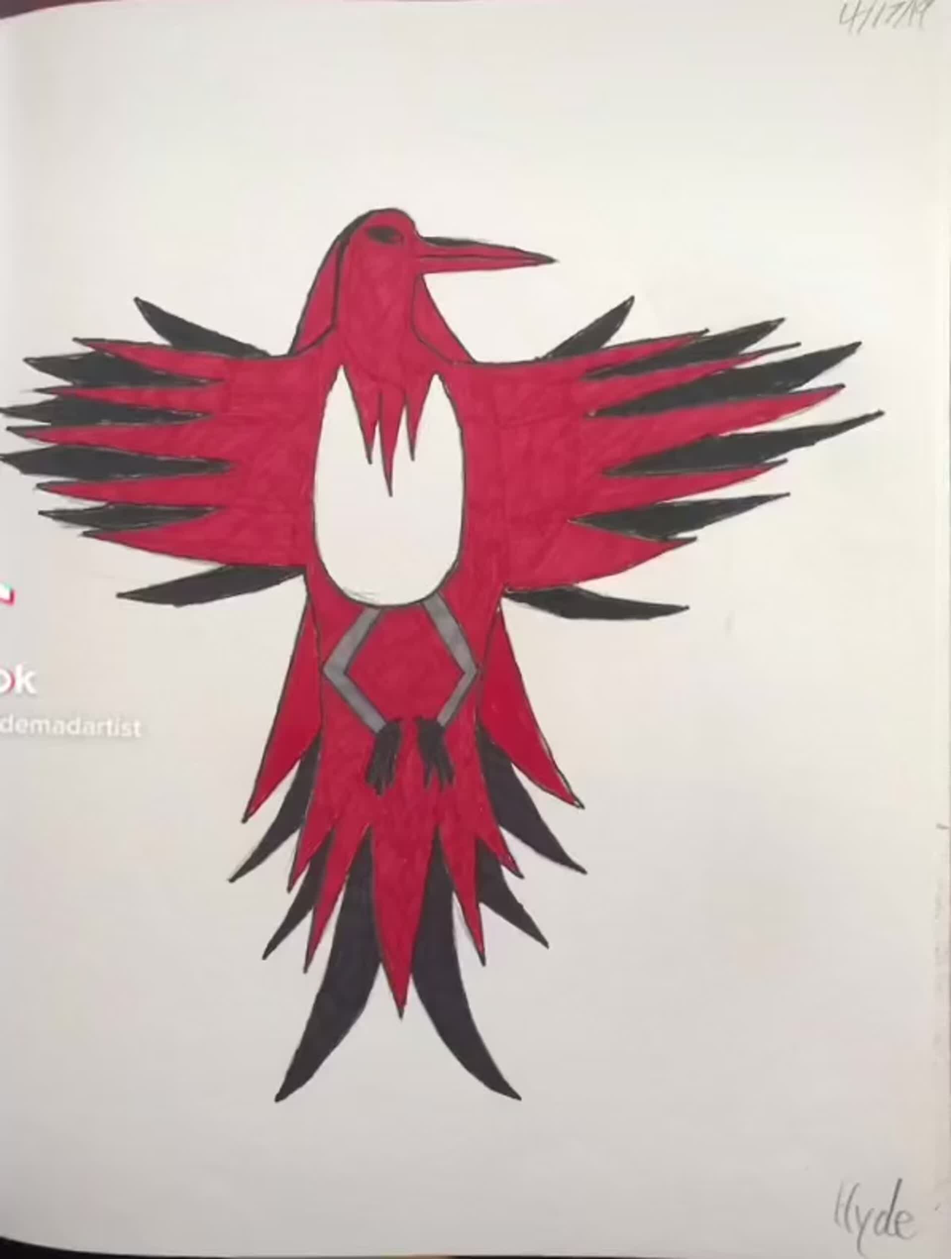 ArtStation - Red Crow and after