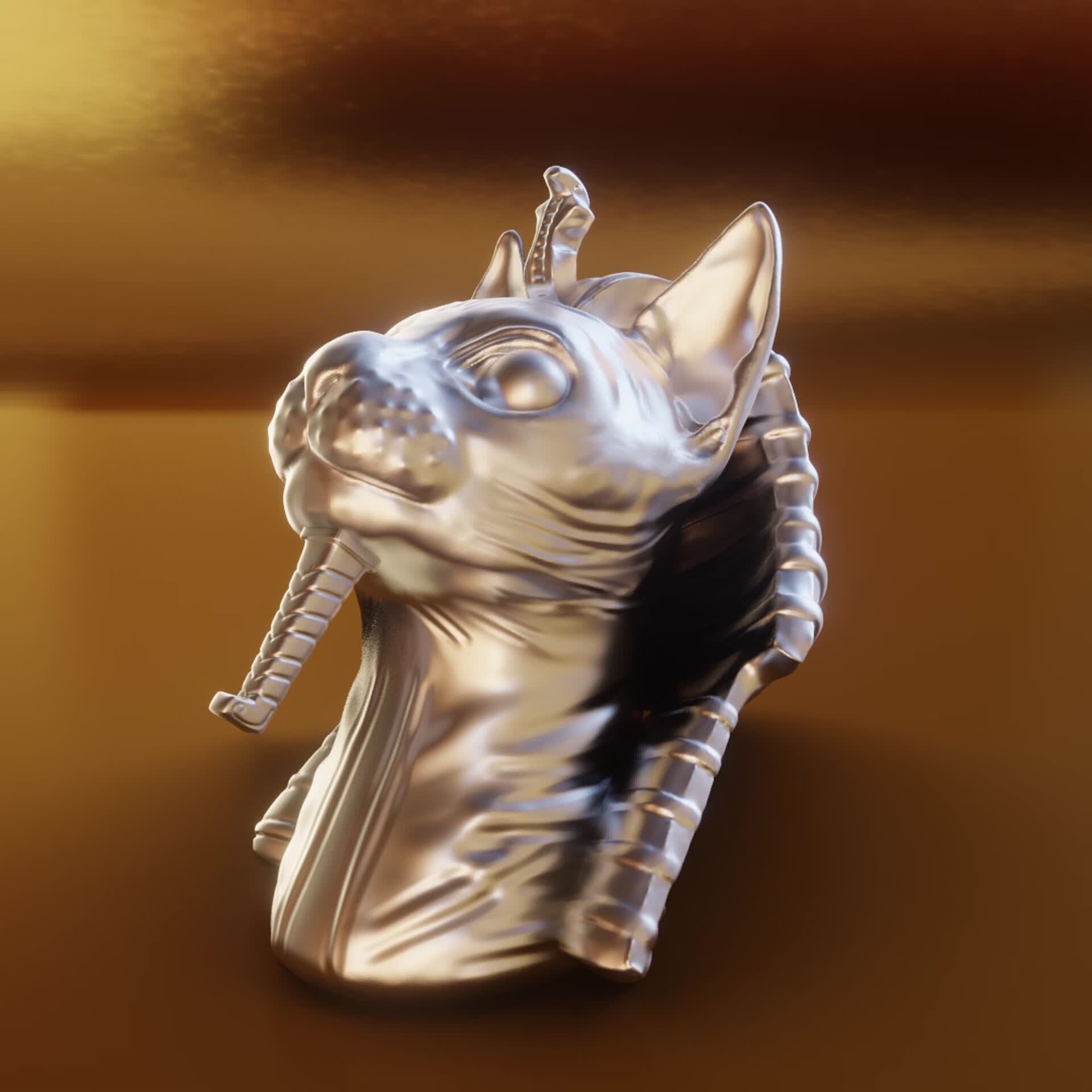 ArtStation - Egyptian Sphynx Cat