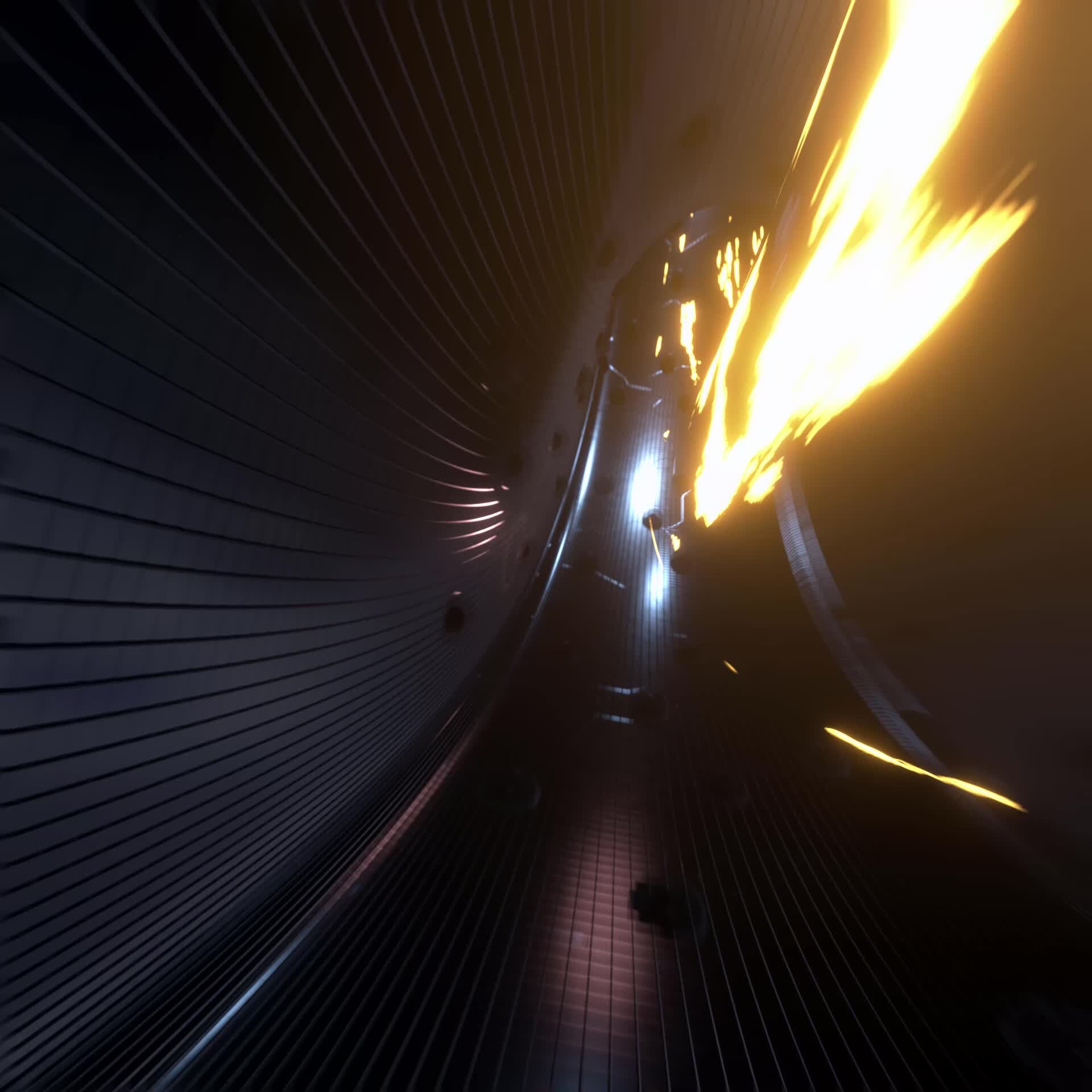 ArtStation - particules accelerator Looping Animation