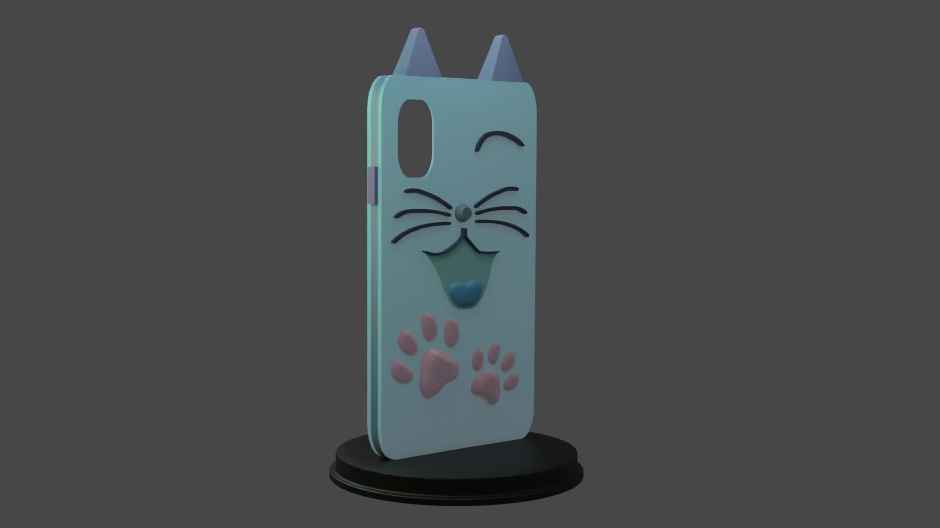 ArtStation - 3D Catty Phone Case