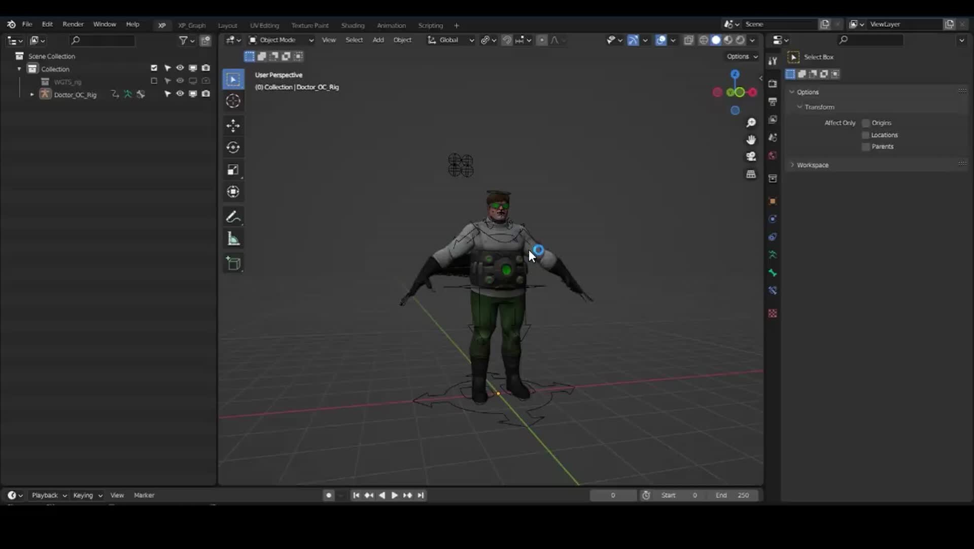 ArtStation - Blender Doctor OC Rig