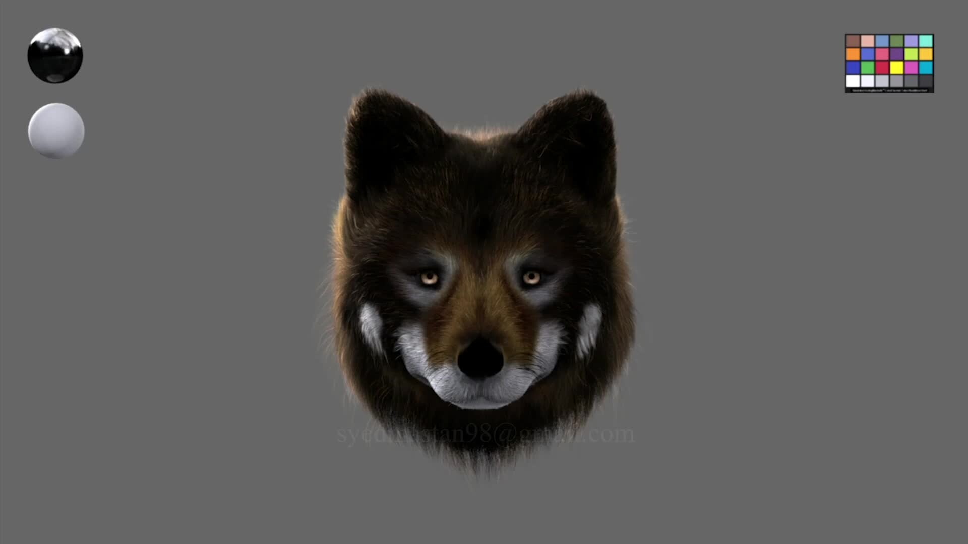 ArtStation - Wolf Head