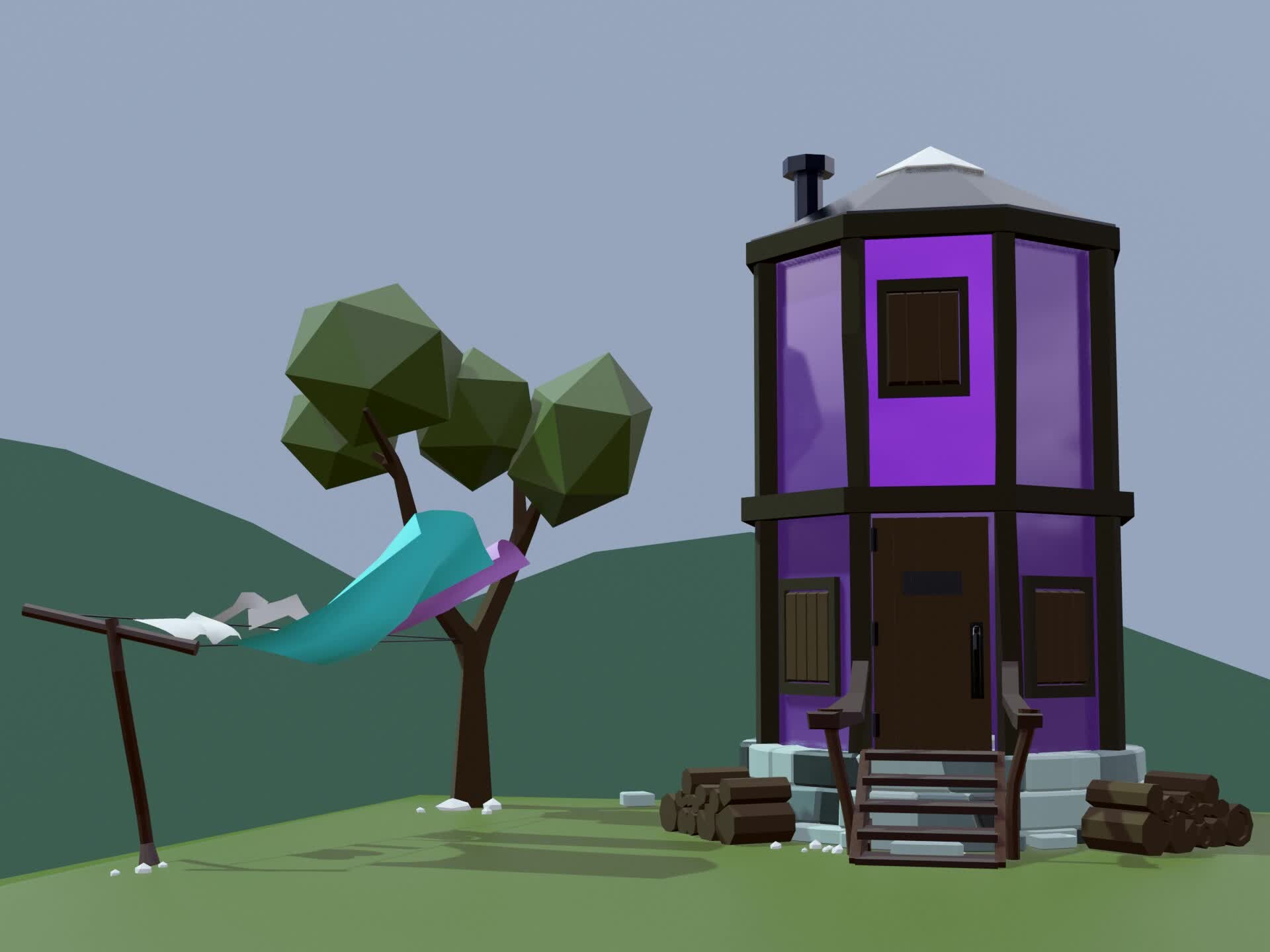 ArtStation - Physics simulation cartoon short