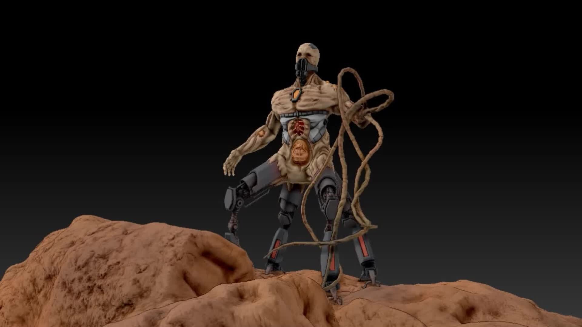 ArtStation - Hybrid Creature (Scorn)