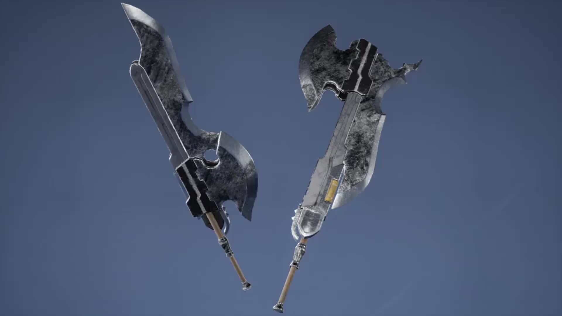 ArtStation - Iron Switch-Axe 3d Model (from Monster Hunter)