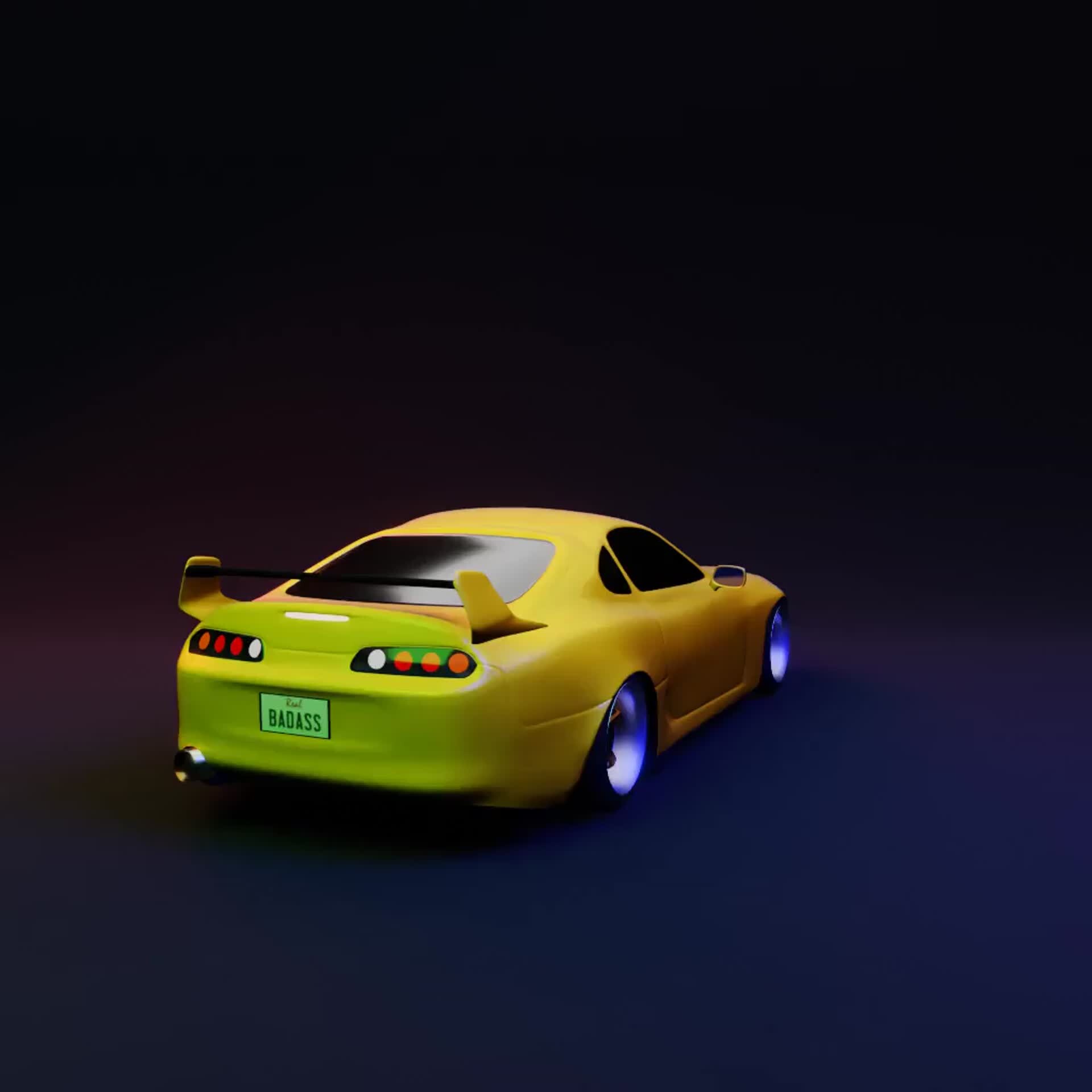 ArtStation - Supra Turnaround