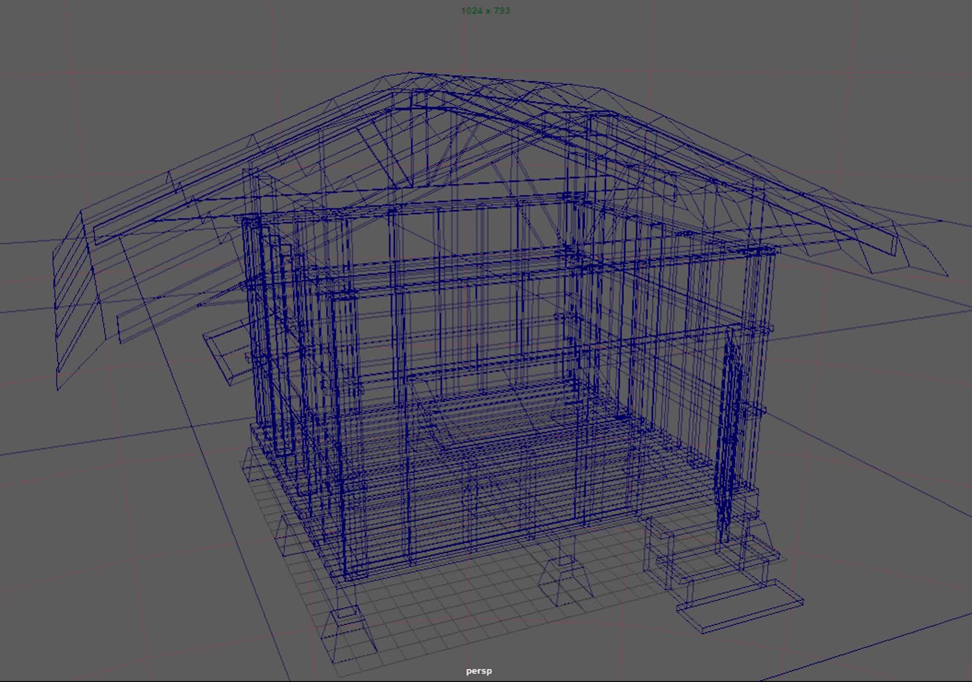 ArtStation - hut modeling