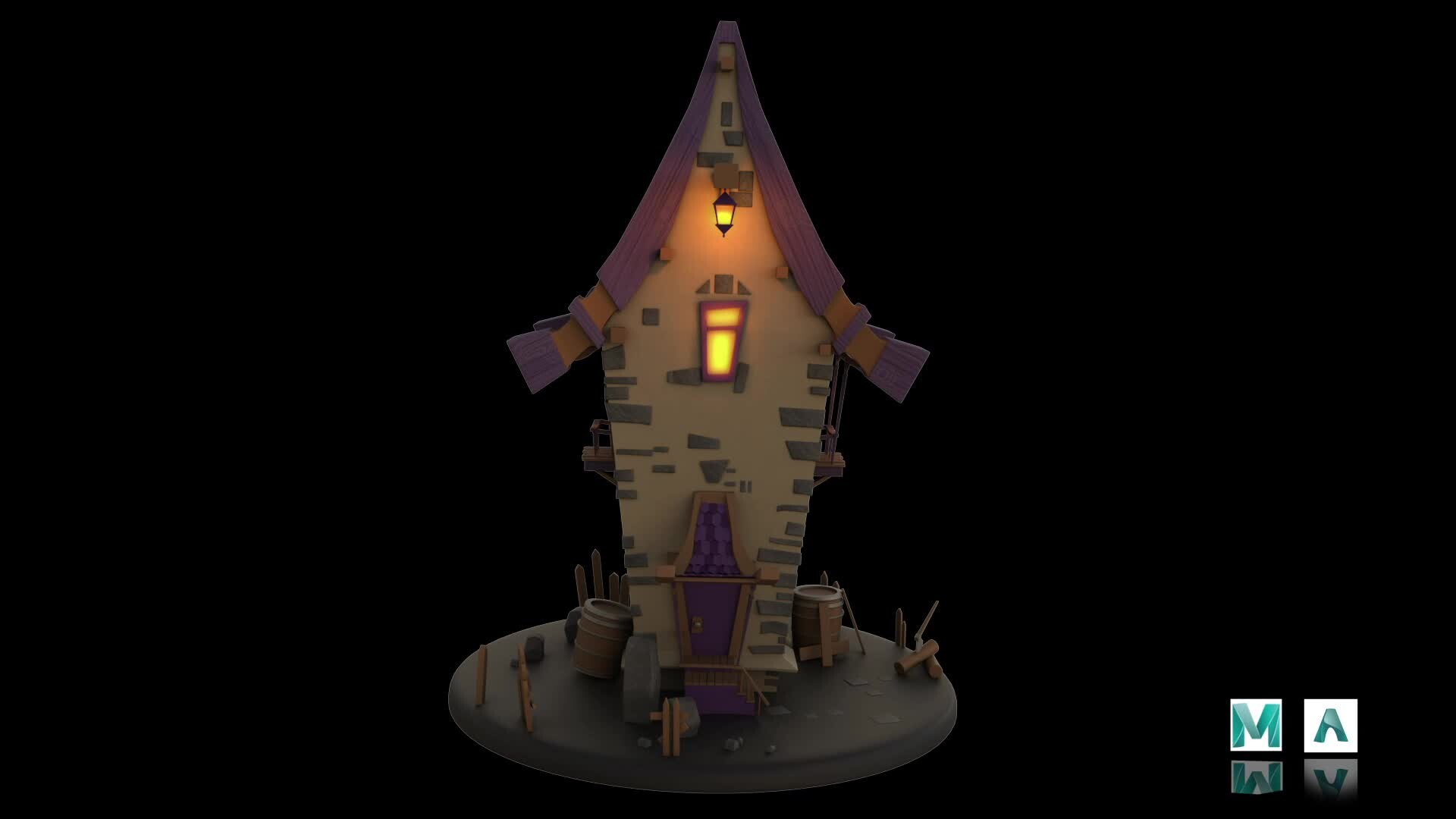 ArtStation - Cartoon house