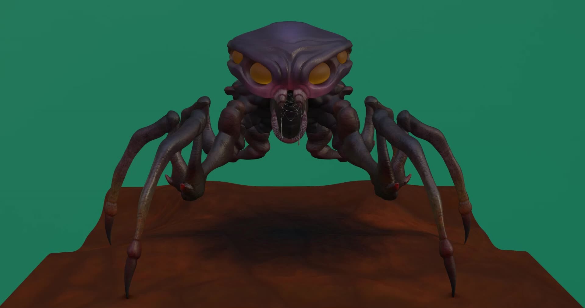 ArtStation - 'Spooder' - Spider/Bug Creature Design